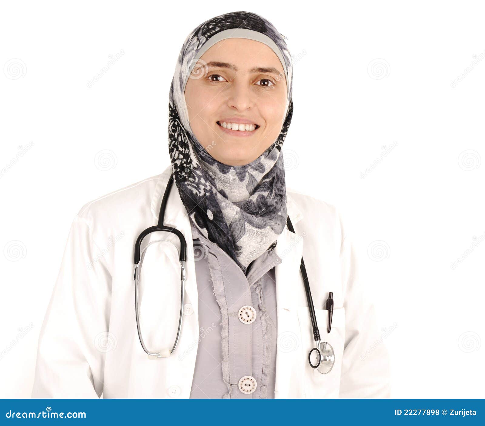 Muslim female doctor stock photo. Image of health, attractive - 22277898