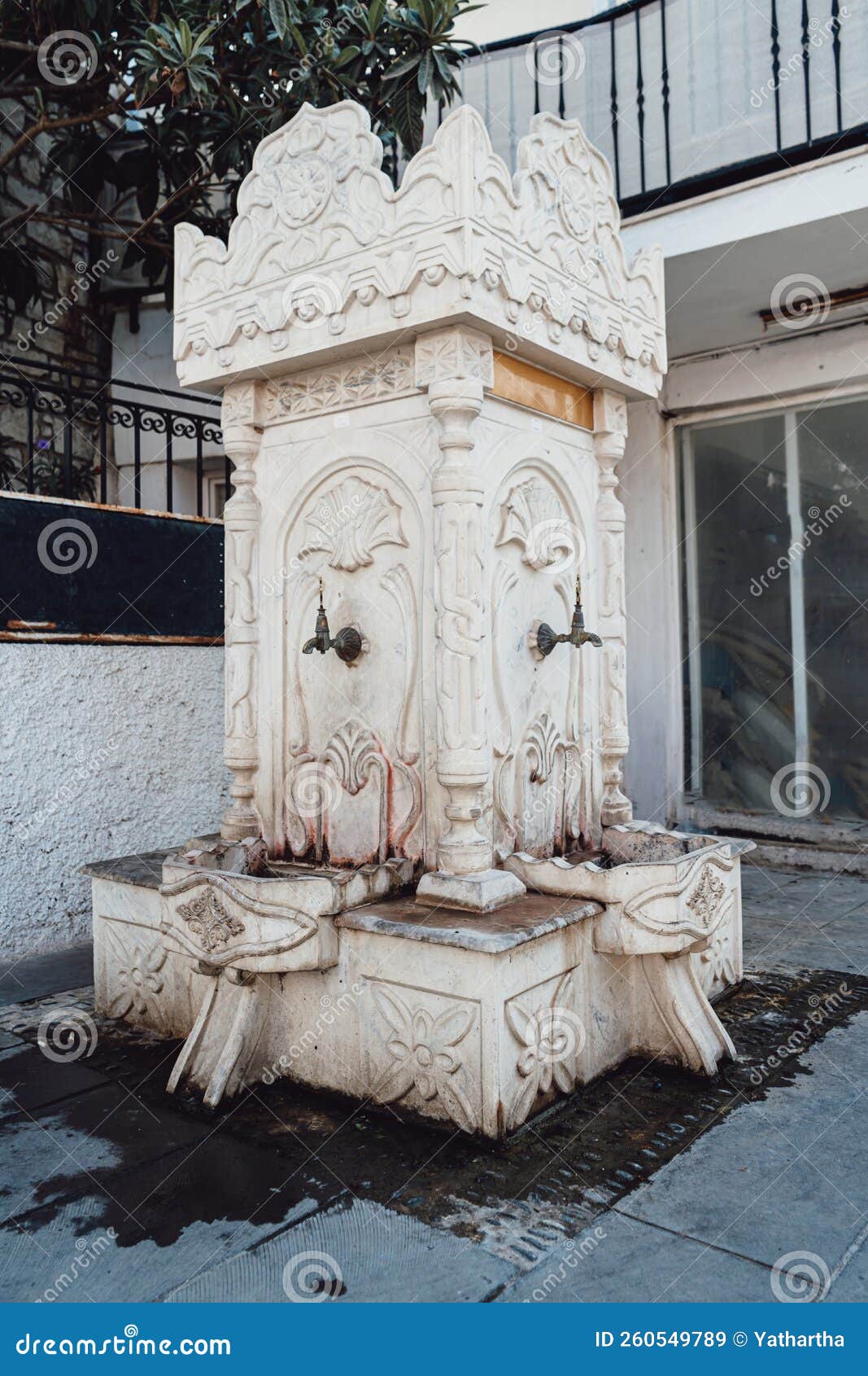 Muslim Fountain for Partial Ablution of Believers before Prayer in the ...