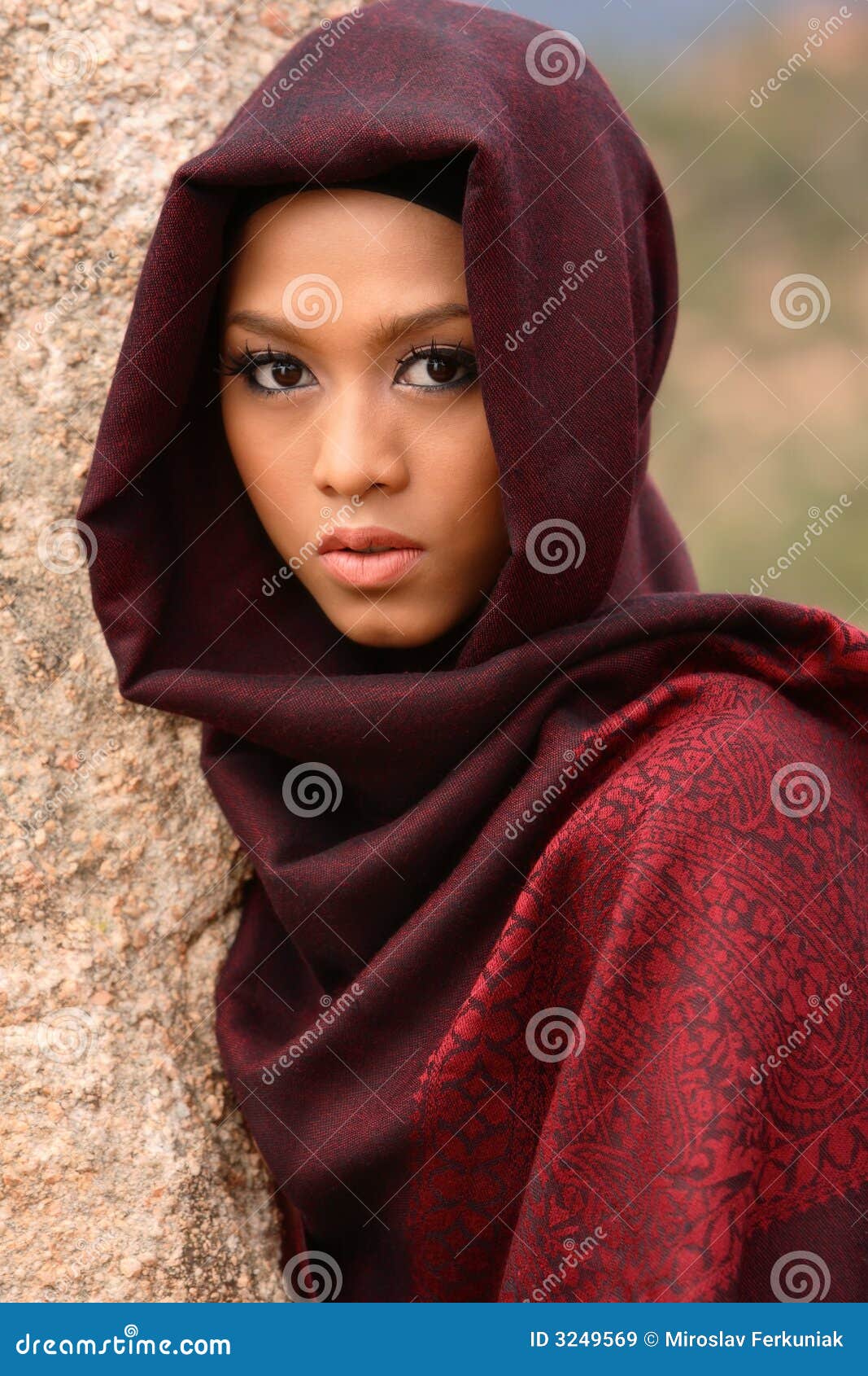 Muslim Girl stock image. Image of muslim, religious, intense - 3249569