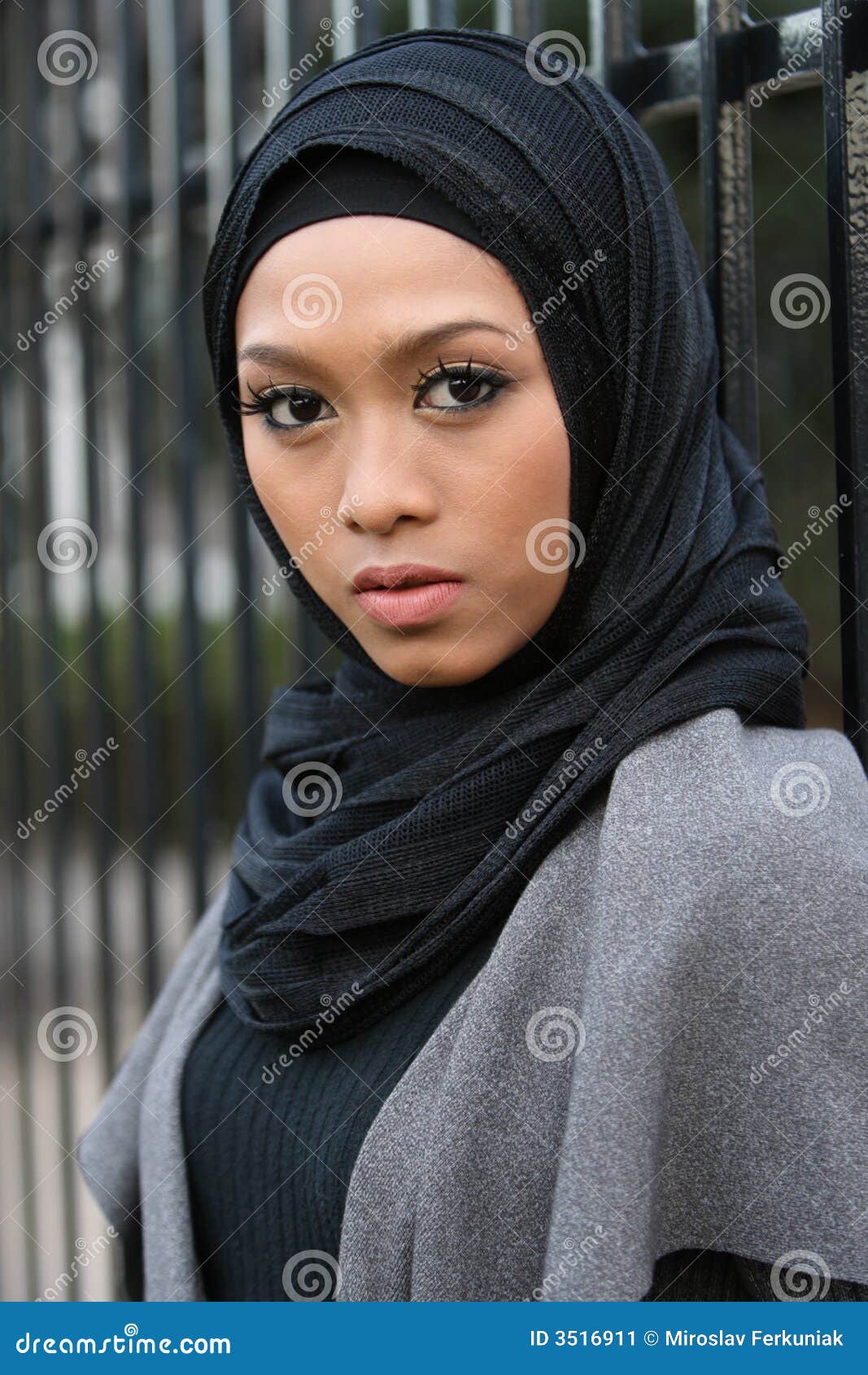Muslim Girl stock image. Image of lady, pretty, muslim - 3516911