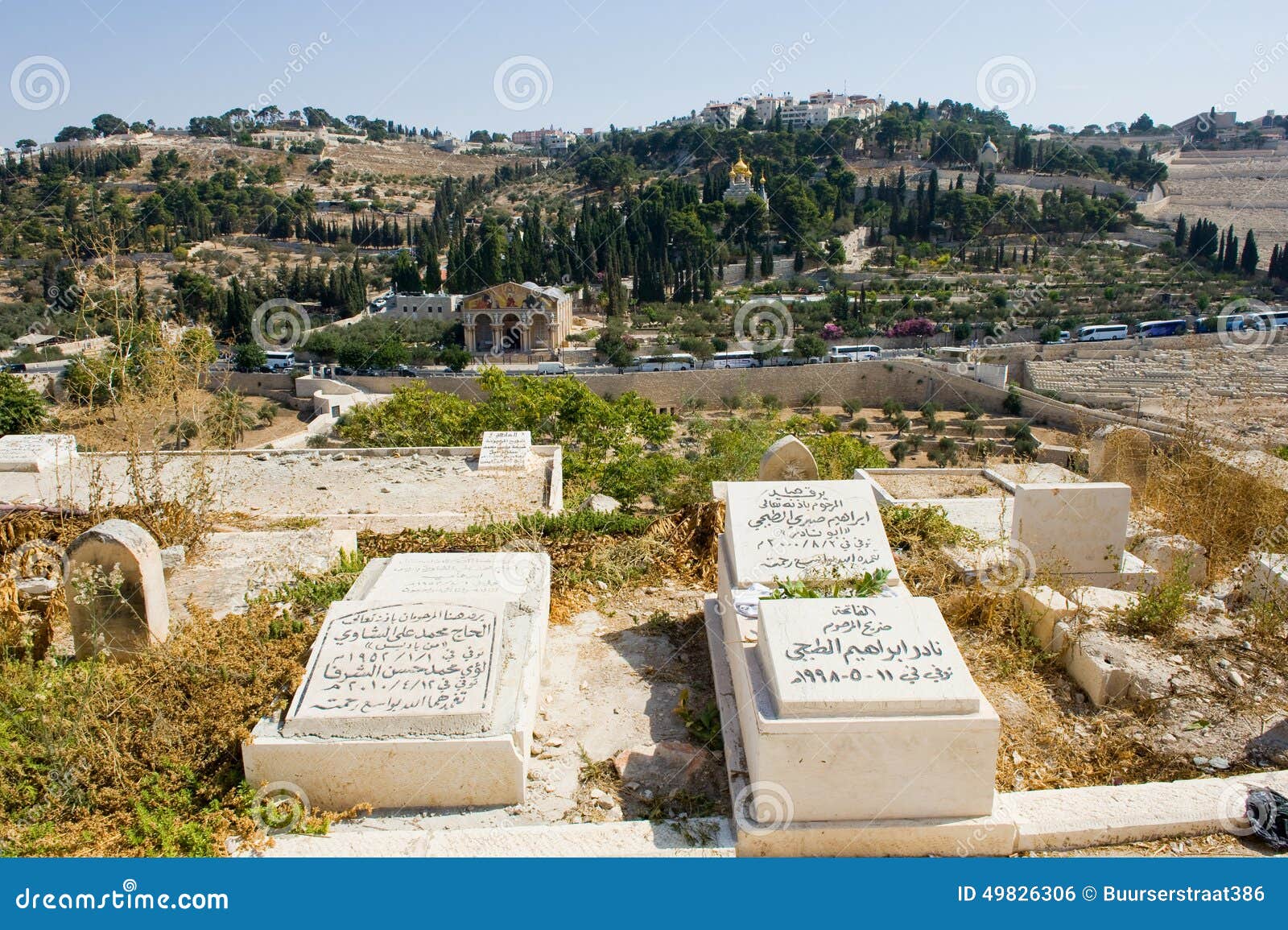 Muslim graveyard editorial photo. Image of gravestone - 49826306