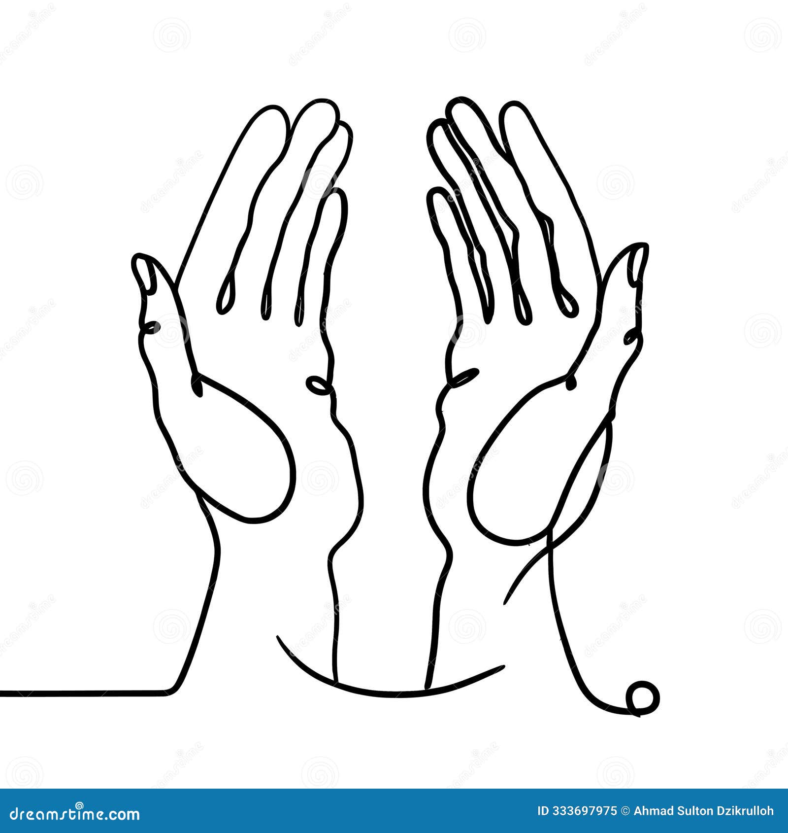 Hand Praying While Holding A Cross Cartoon Vector | CartoonDealer.com ... Hand Praying While Holding A Cross Cartoon Vector | CartoonDealer.com ...