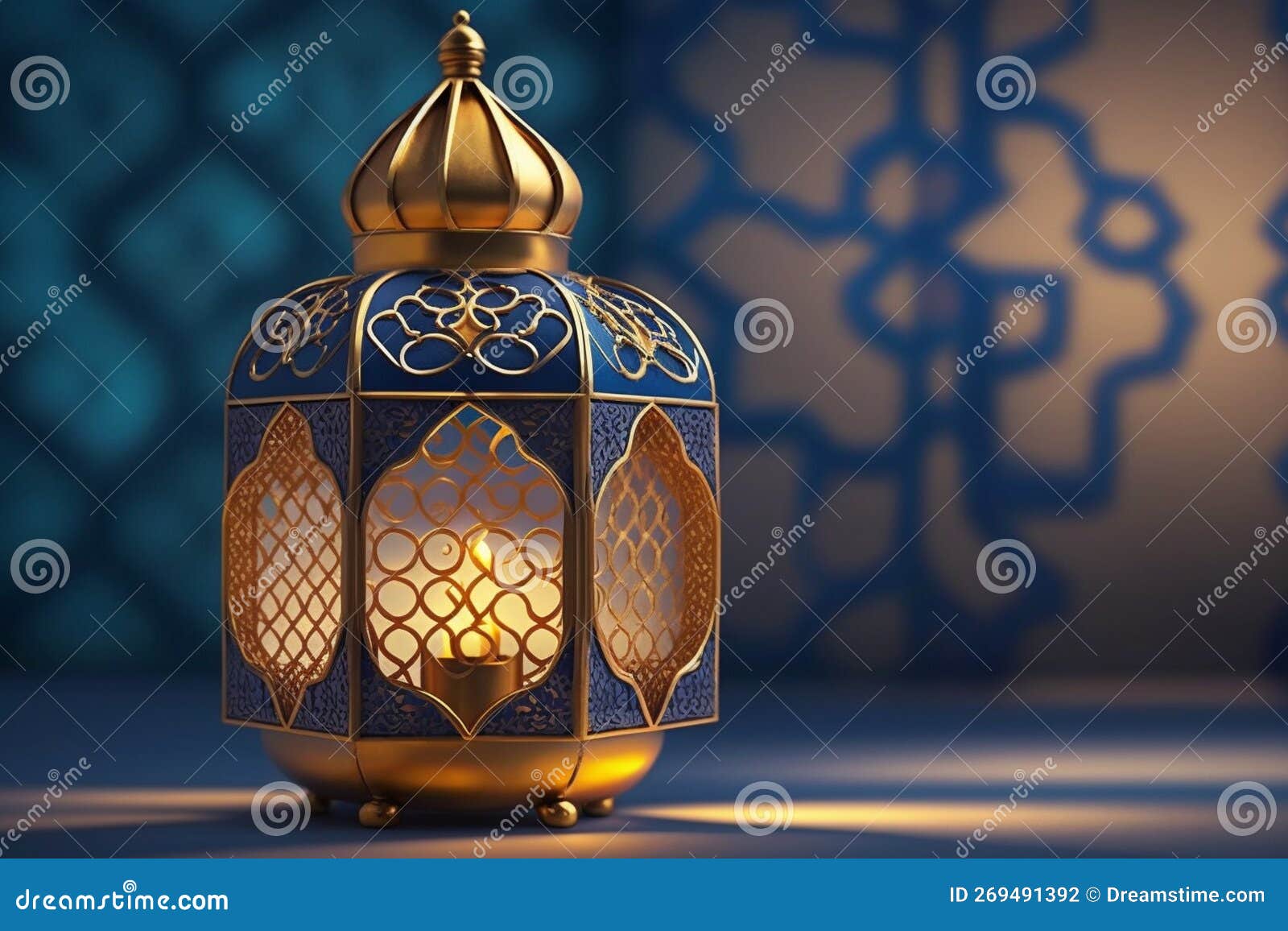 Muslim Holy Month Ramadan Kareem Concept Created with Ai Generative ...