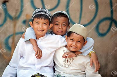 Muslim Kids stock image. Image of team, child, holding - 12251775