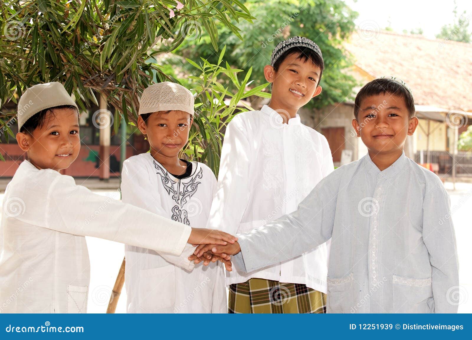 Muslim Kids, Friendship stock image. Image of muslim - 12251939