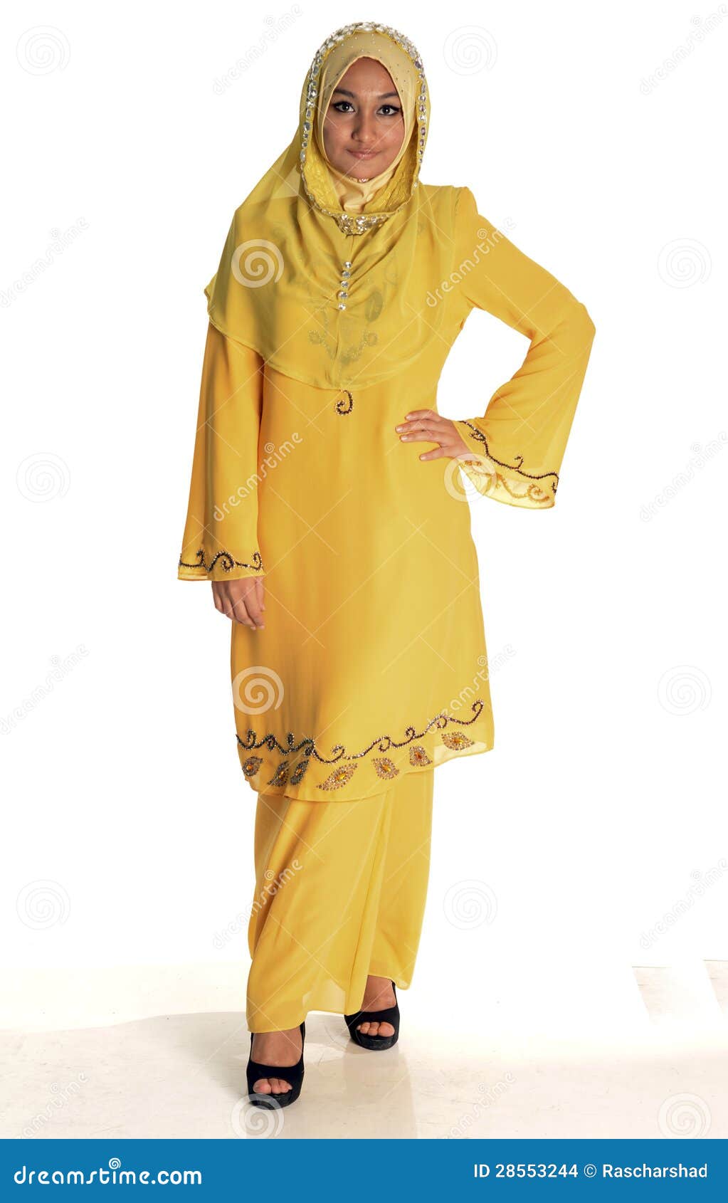 Muslim Lady stock photo. Image of hijab, lifestyles, portraiture - 28553244