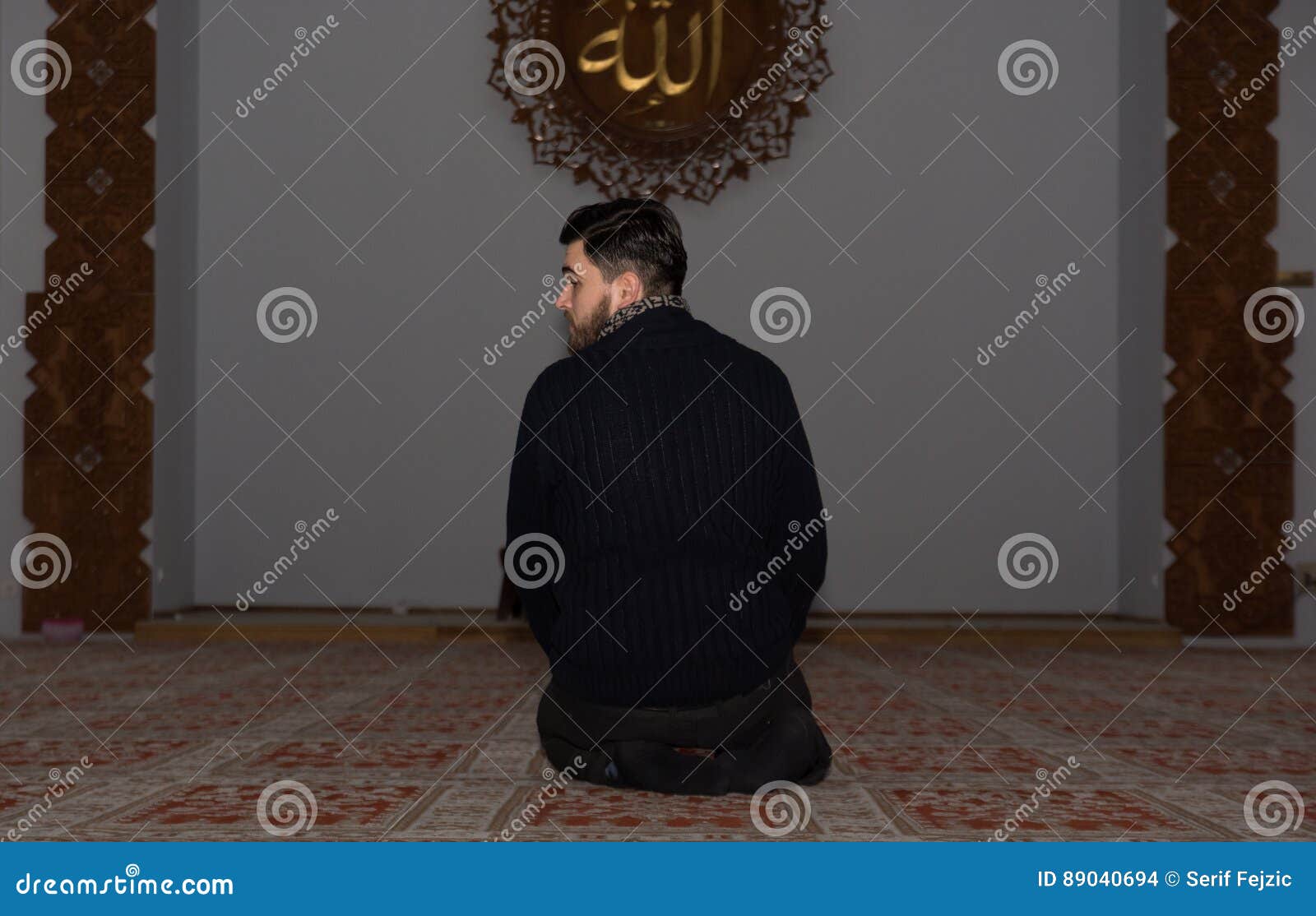 Muslim man pray stock photo. Image of meditation, culture - 89040694