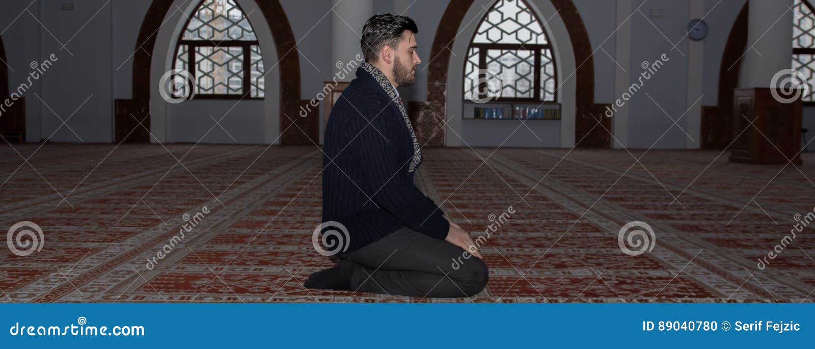 Muslim man pray stock photo. Image of human, emotion - 89040780