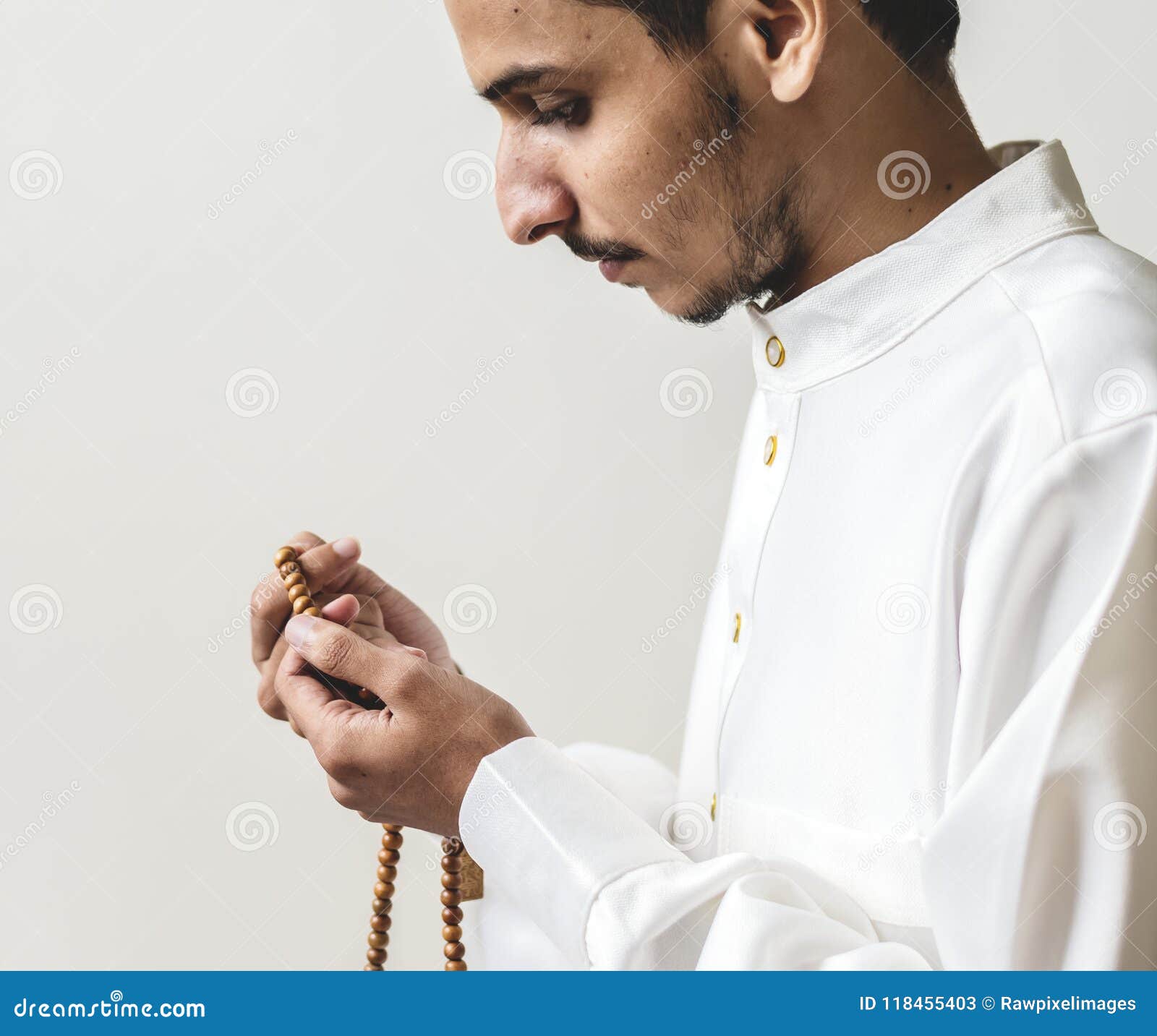 Muslim Prayer Equipment During A Pandemic. Folded Prayer Mats And Koran ...