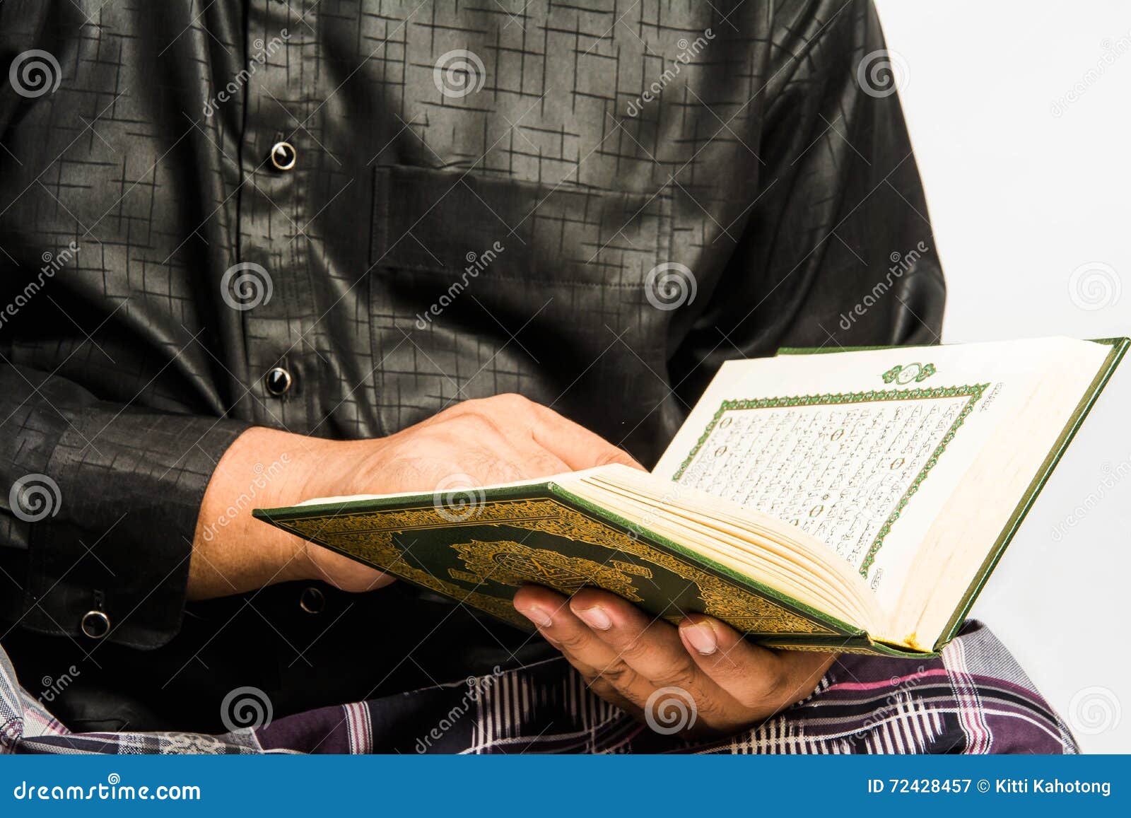 Muslim Man Reading the Koran Stock Image - Image of young, posing: 72428457