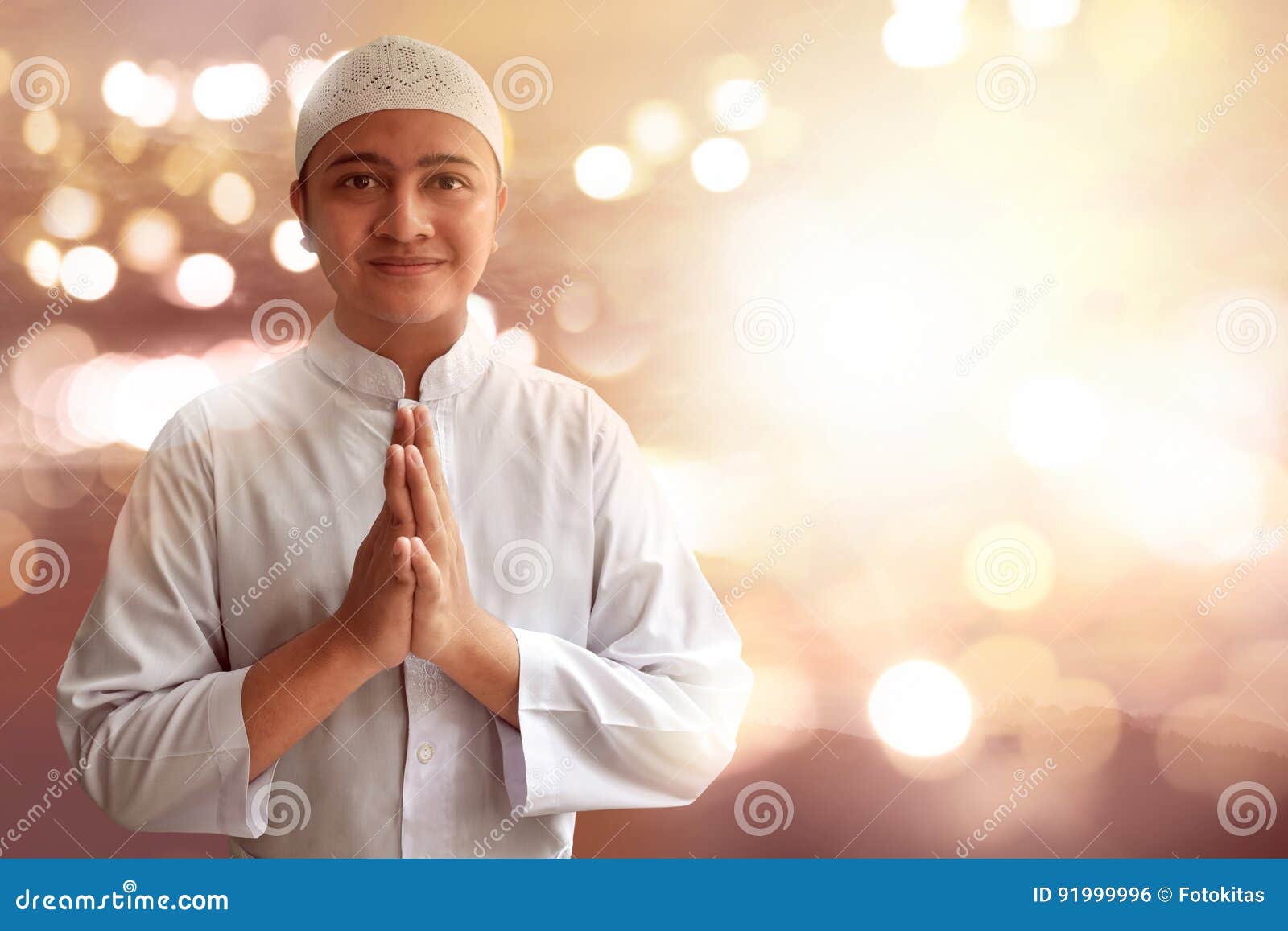 Muslim man smiling stock photo. Image of arabic, culture - 91999996