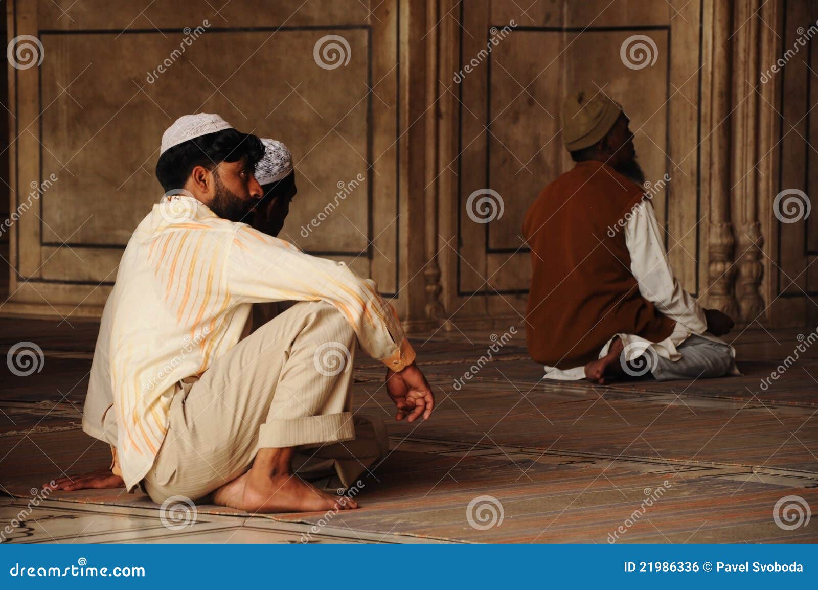Muslim Men Pray in the Mosque, India Editorial Photo - Image of asian ...