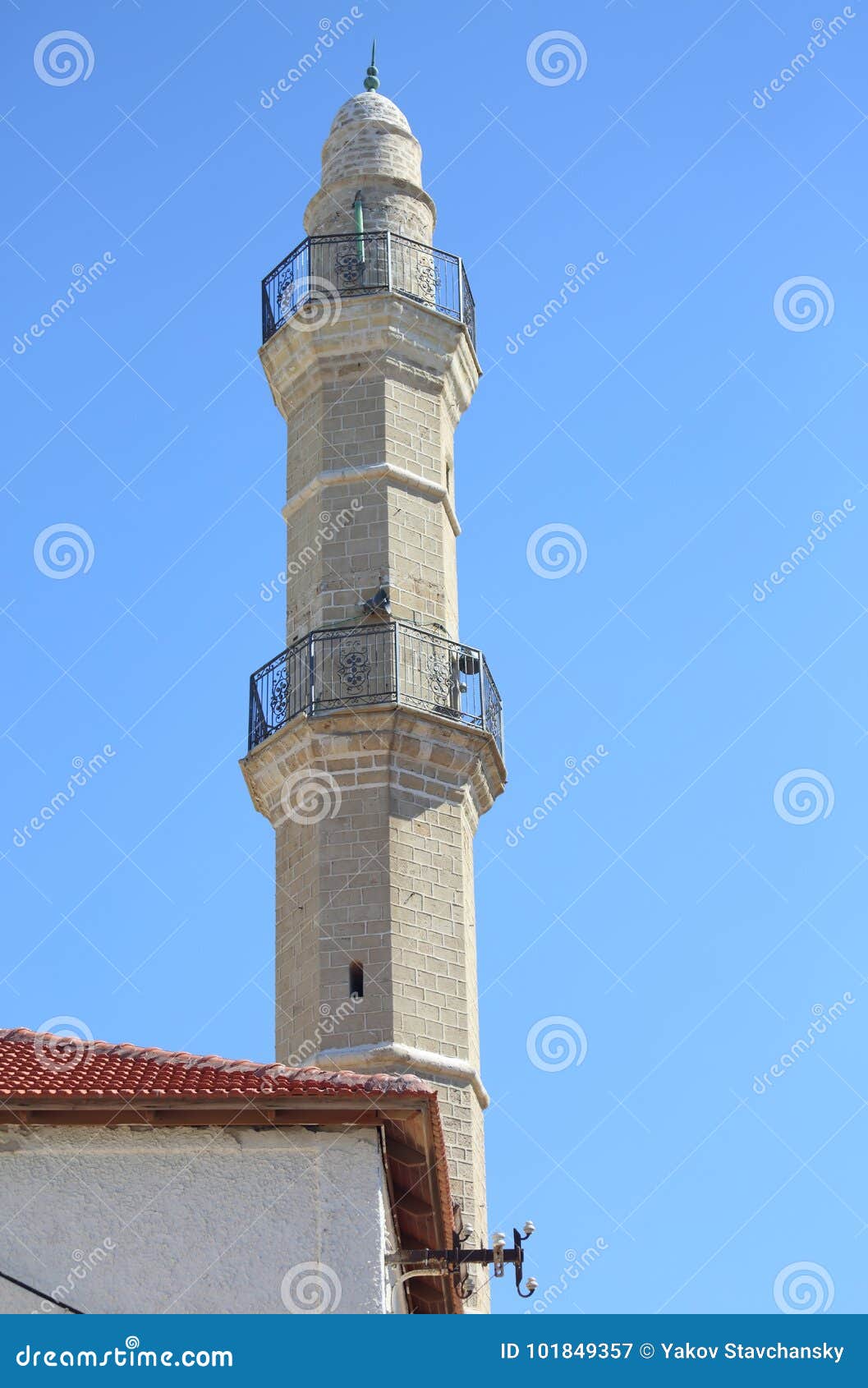 Muslim Minaret stock image. Image of prayer, mosque - 101849357