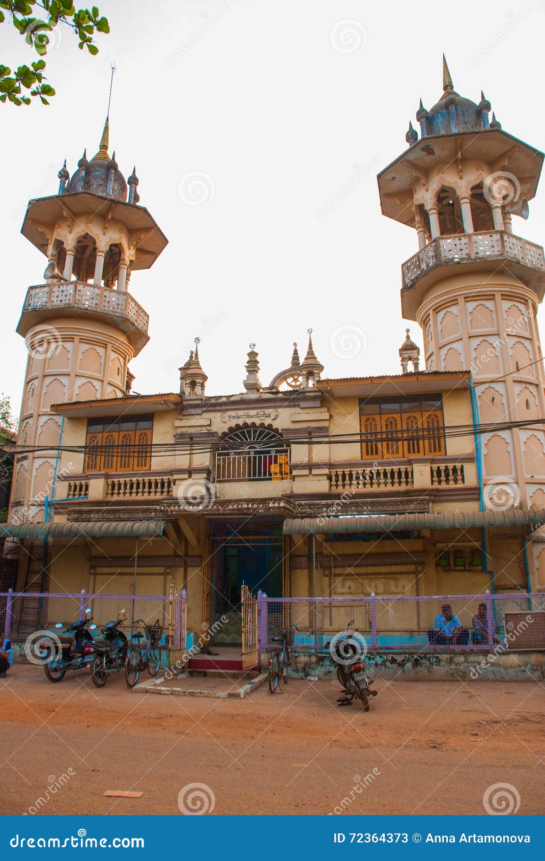 Muslim Mosque. Bago in Myanmar. Burma. Editorial Stock Photo - Image of ...