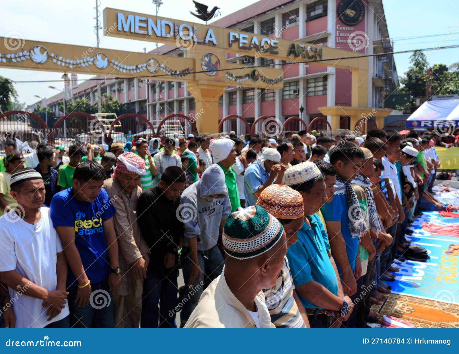 Muslim peace talk editorial stock image. Image of manila - 27140784