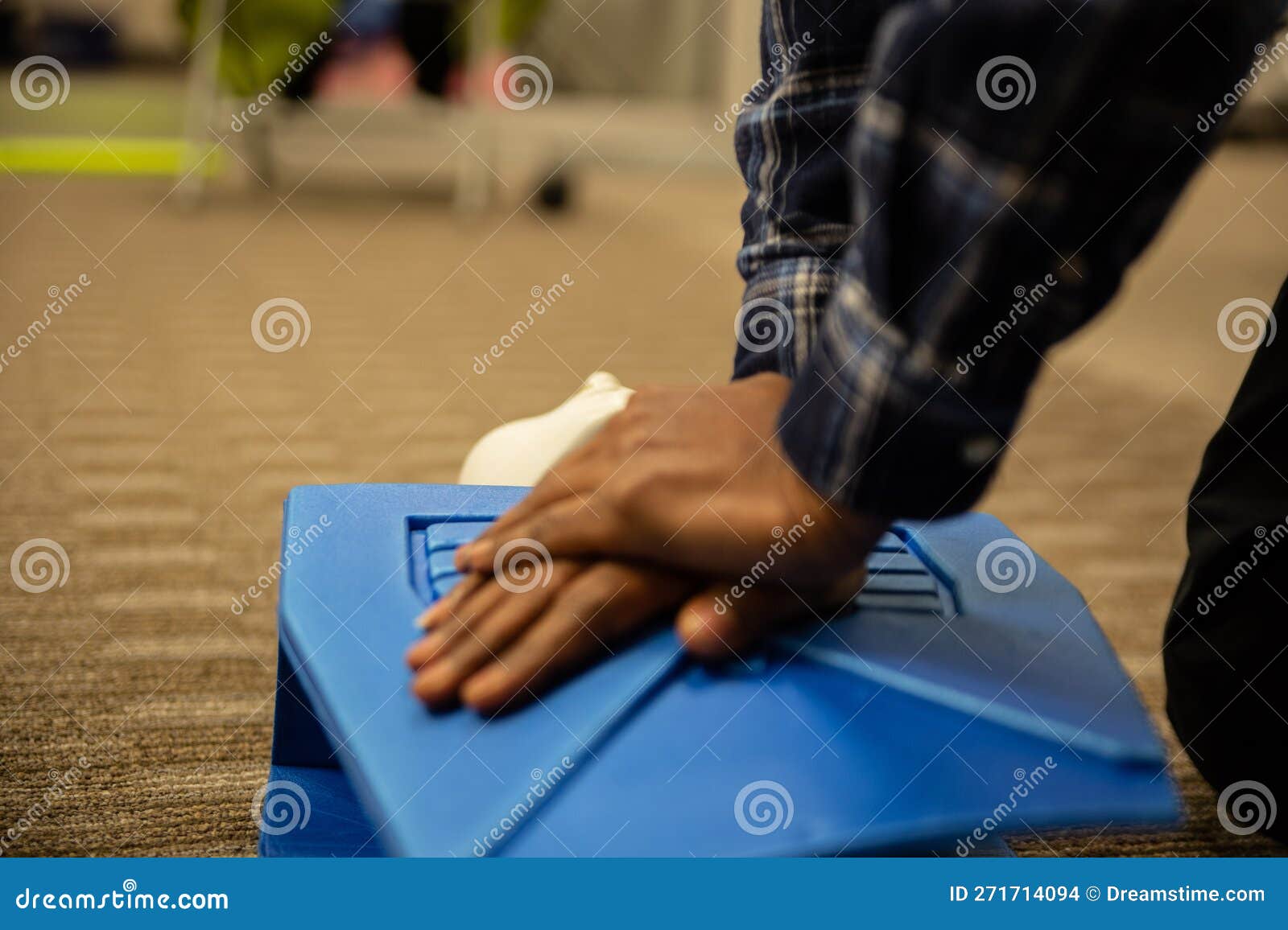 Muslim Trainees Taking Cpr Class and First Aid Stock Photo - Image of ...