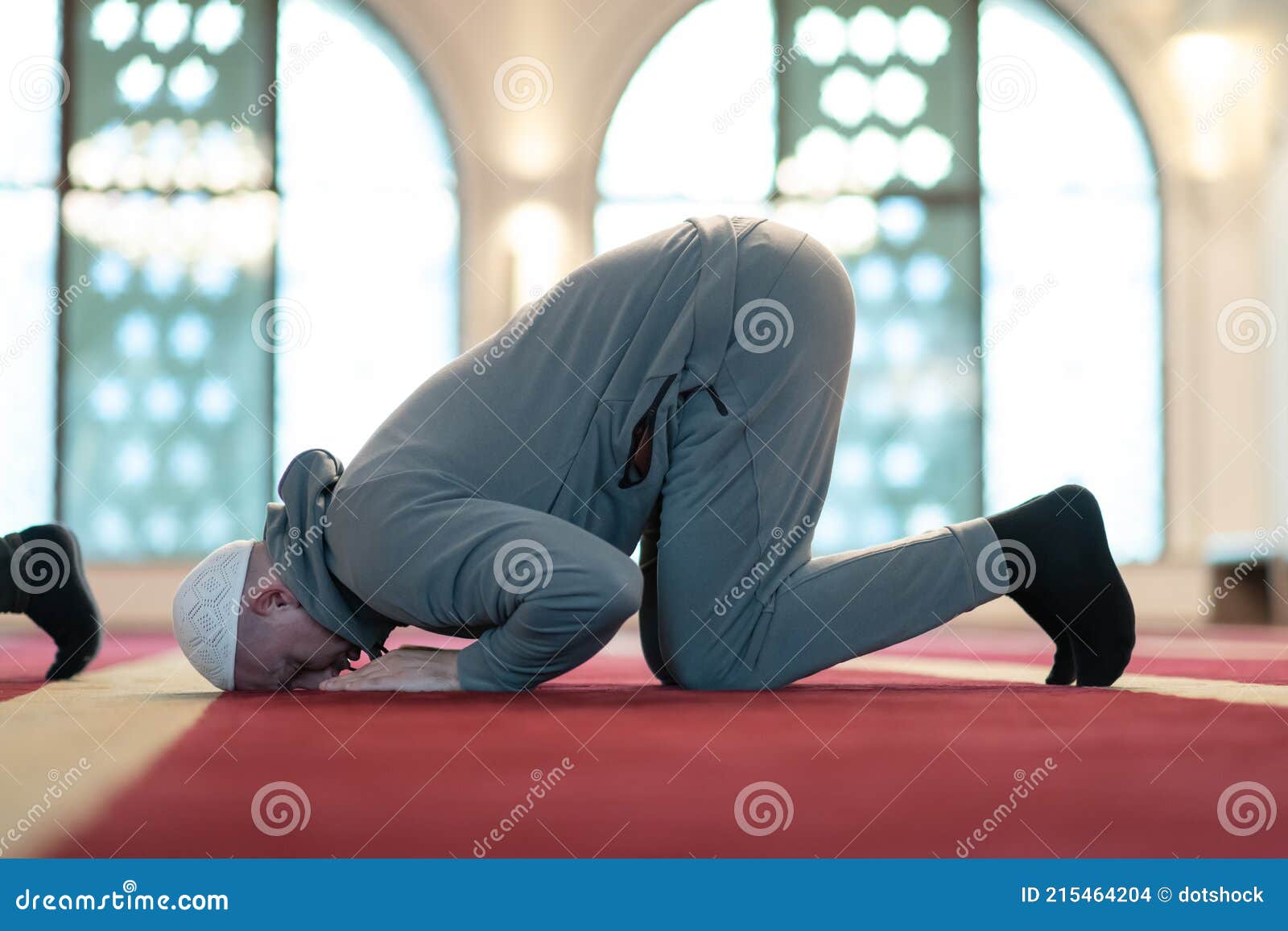 Man Performing Sajdah in Namaz Stock Photo - Image of islam, holy ...