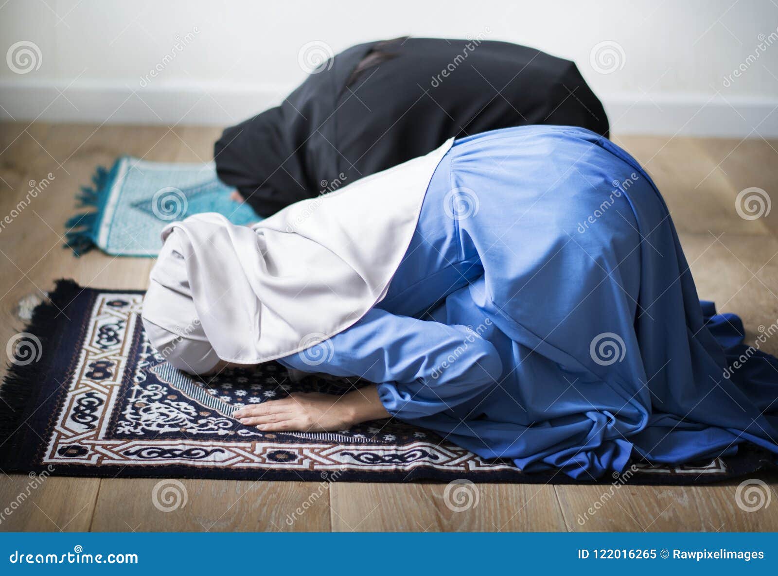 Muslim Prayers in Sujud Posture Stock Image - Image of pray, arabic ...