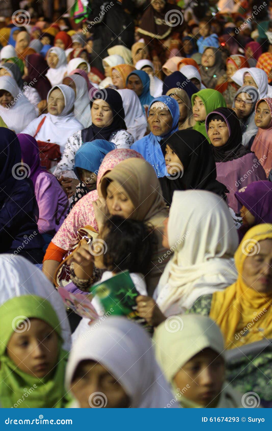 Muslim prayers editorial stock photo. Image of java, central - 61674293