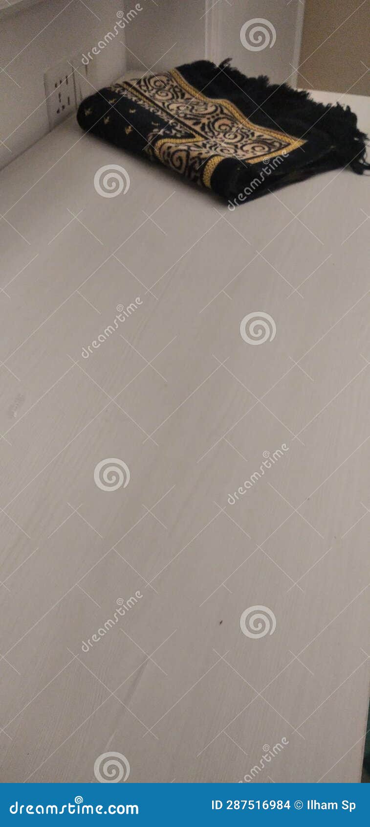 Muslim Praying Mat in Front of Desk Stock Photo - Image of ceiling ...