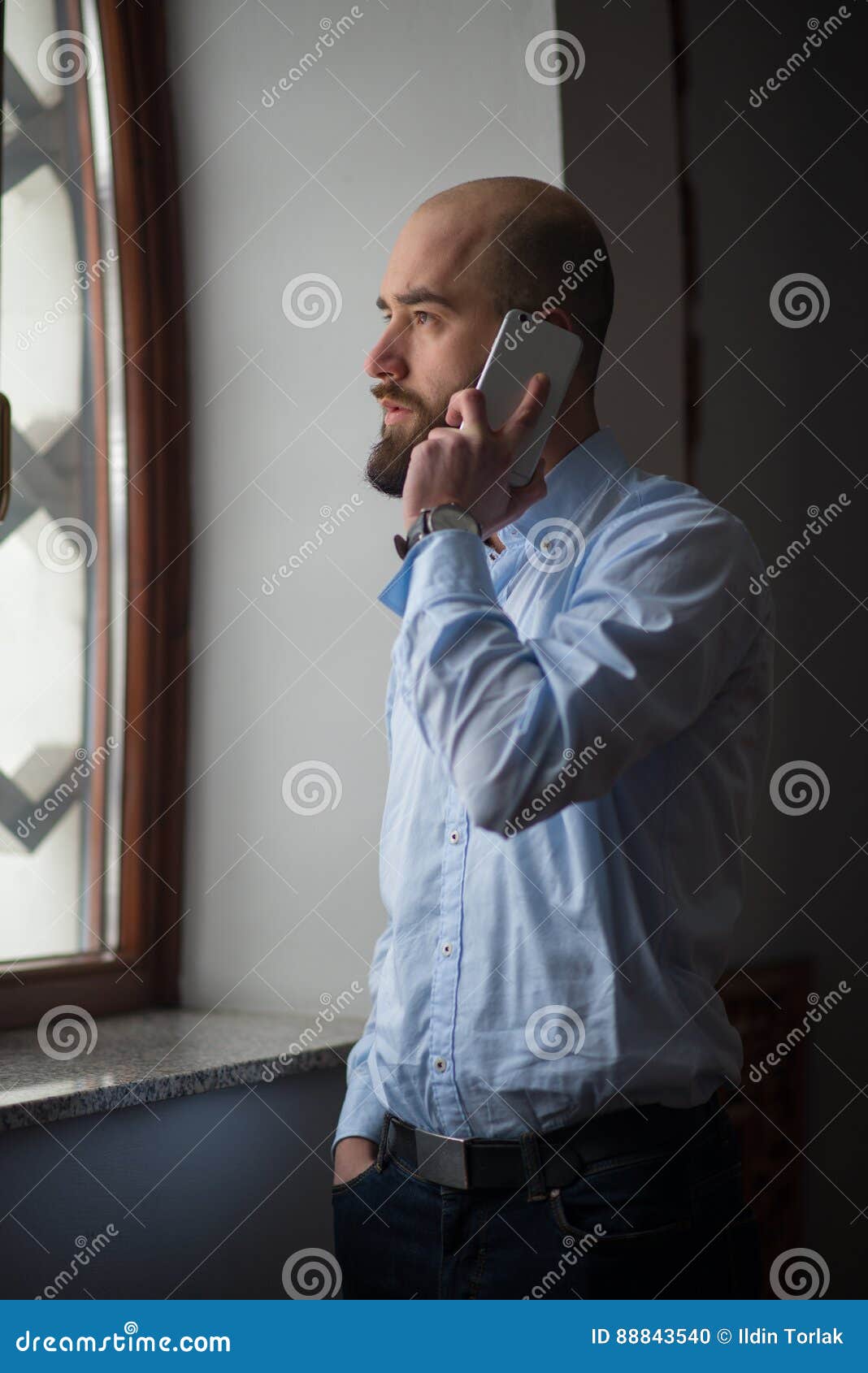 Muslim talking on phone stock photo. Image of isolated - 88843540