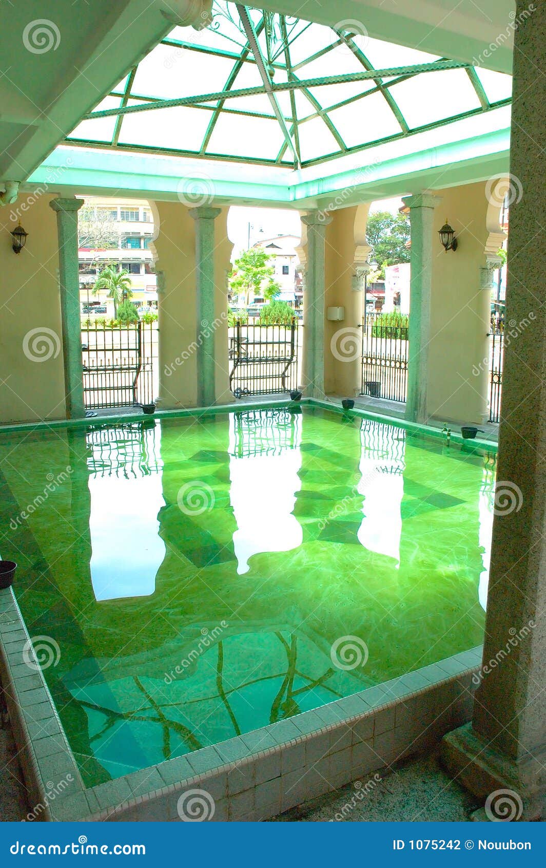 Muslim Temple Wash Pool stock photo. Image of penang, basin - 1075242