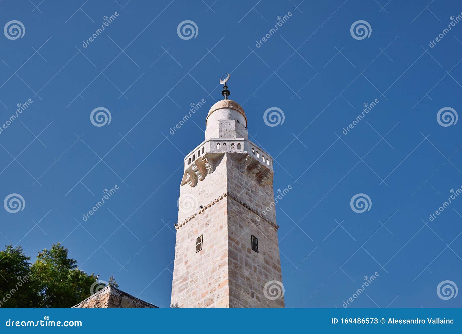 Muslim Tower the Old City of Jerusalem ISRAEL Stock Image - Image of ...