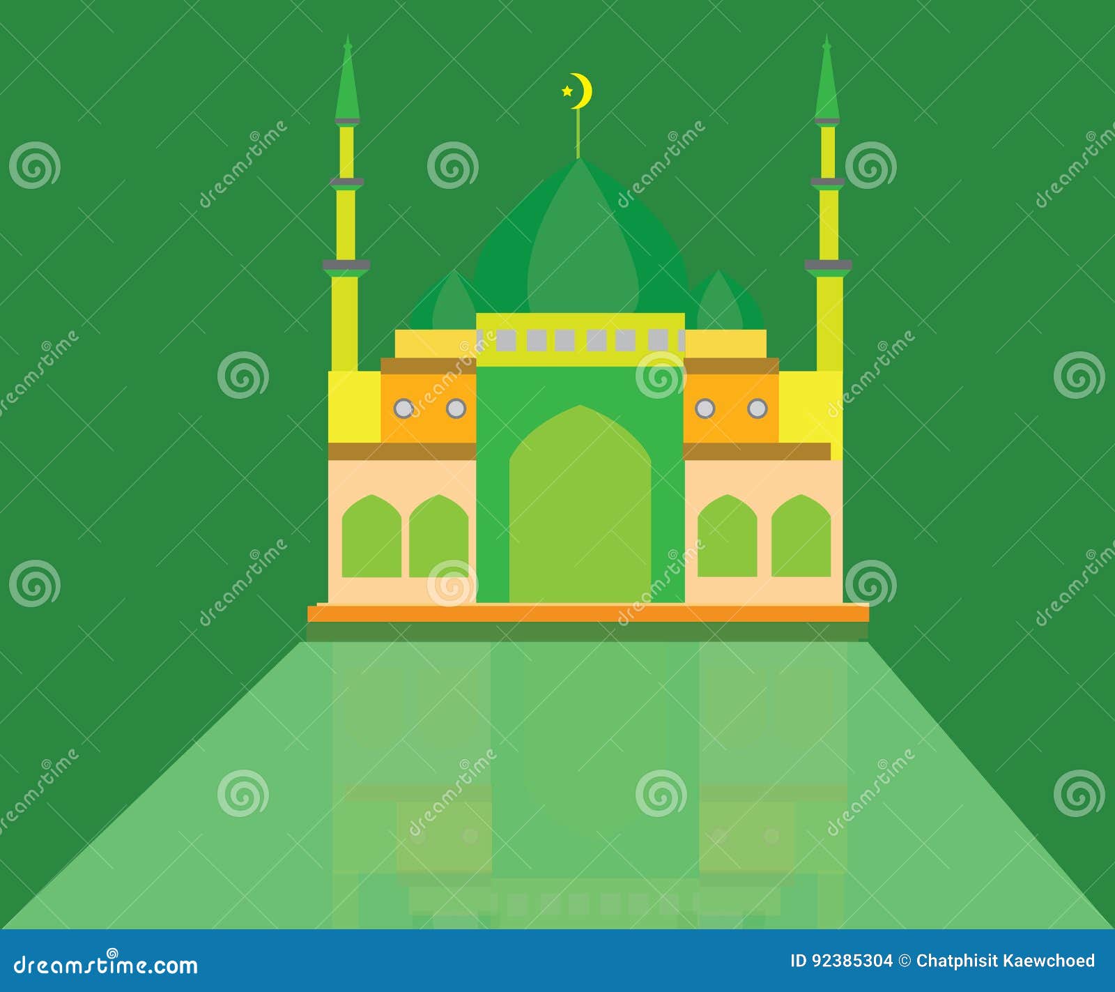 Muslim vector stock vector. Illustration of moon, culture - 92385304