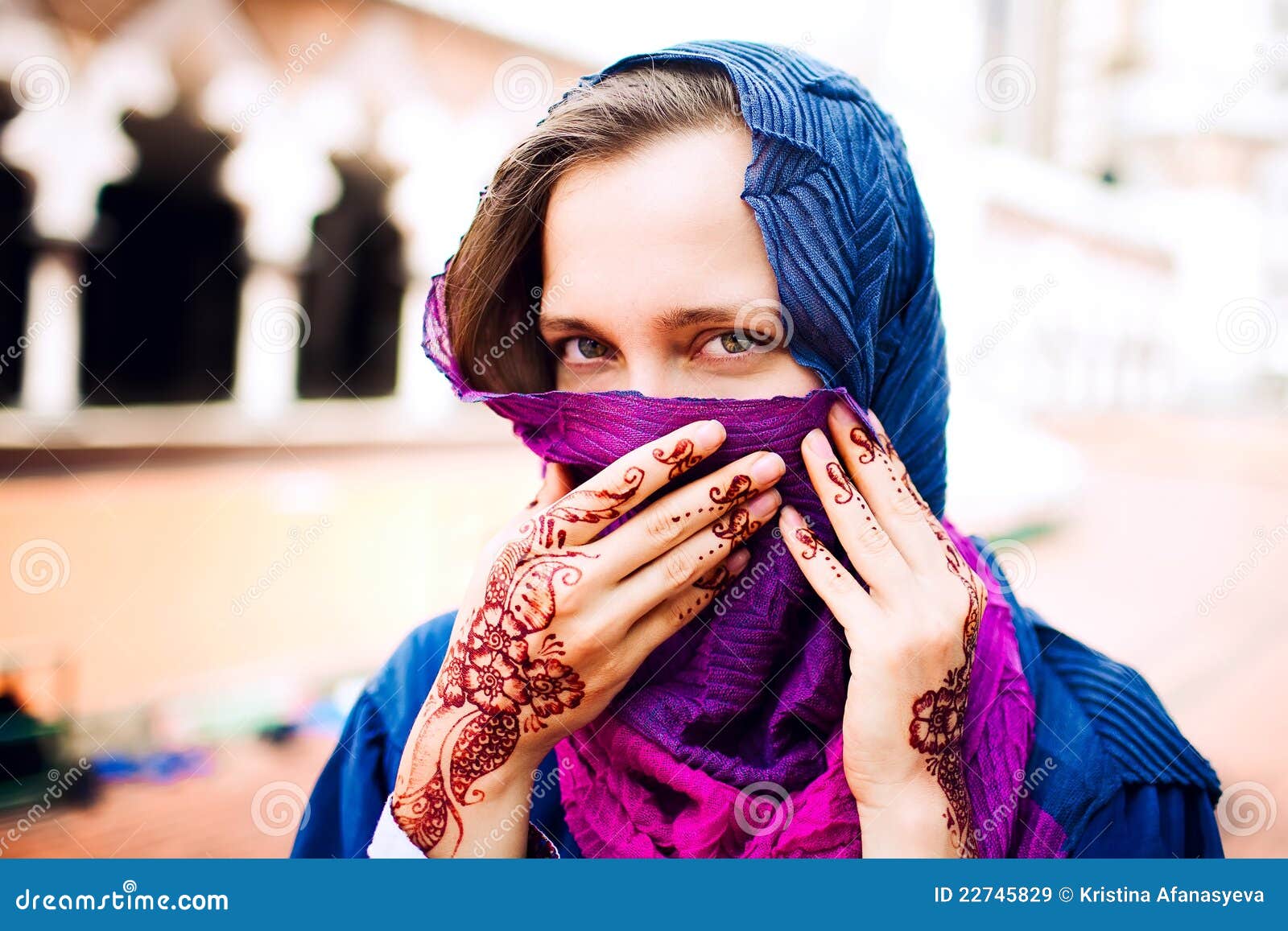Muslim woman stock image. Image of eyes, diversity, girl - 22745829