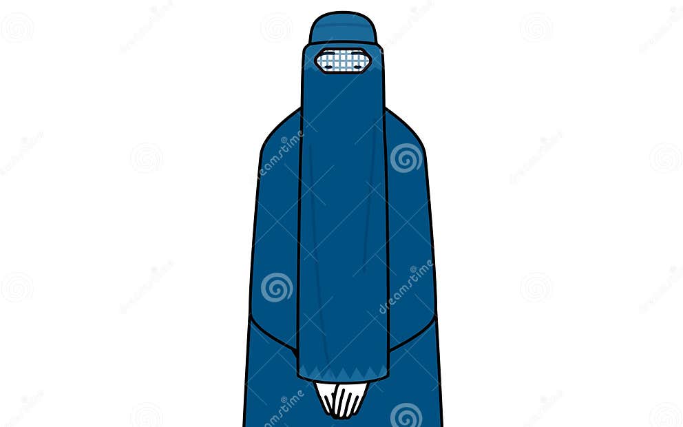 Muslim Woman in Burqa Bowing with Folded Hands Stock Vector ... Muslim Woman in Burqa Bowing with Folded Hands Stock Vector ...