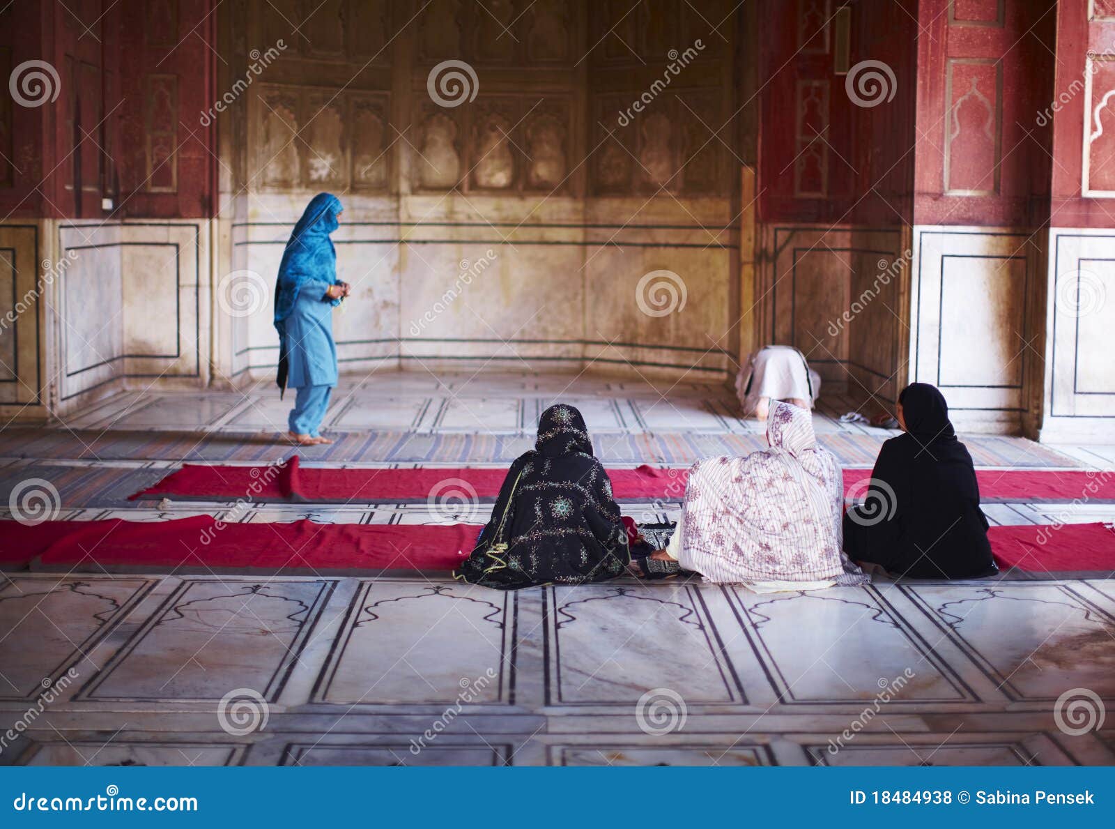 Muslim Women Prayer Mosque