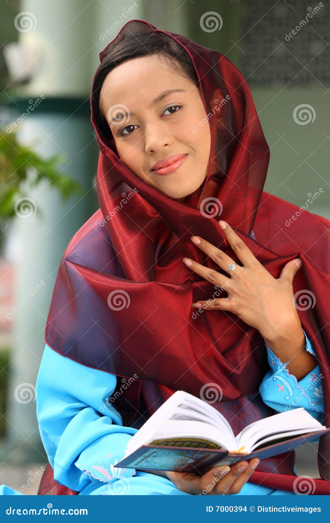 Muslim Young Woman stock photo. Image of hijab, beauty - 7000394