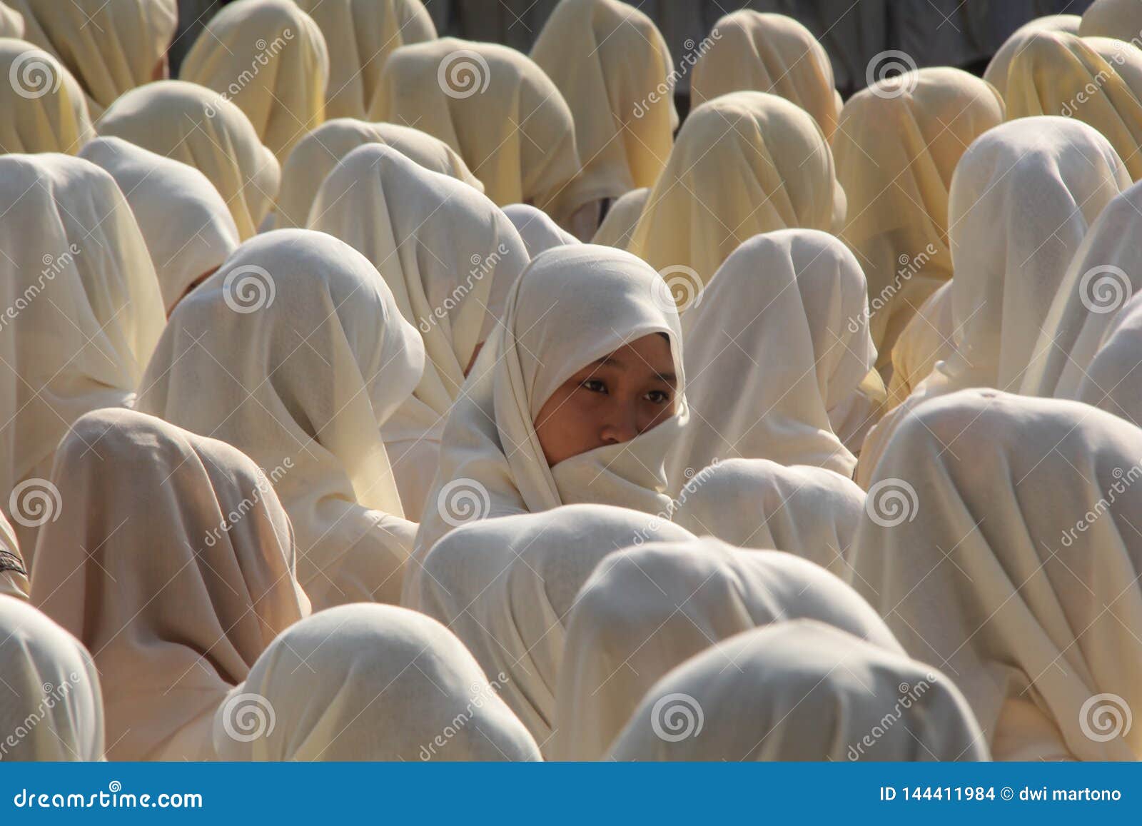 Muslim Women with Their Veils Editorial Stock Image - Image of looking ...