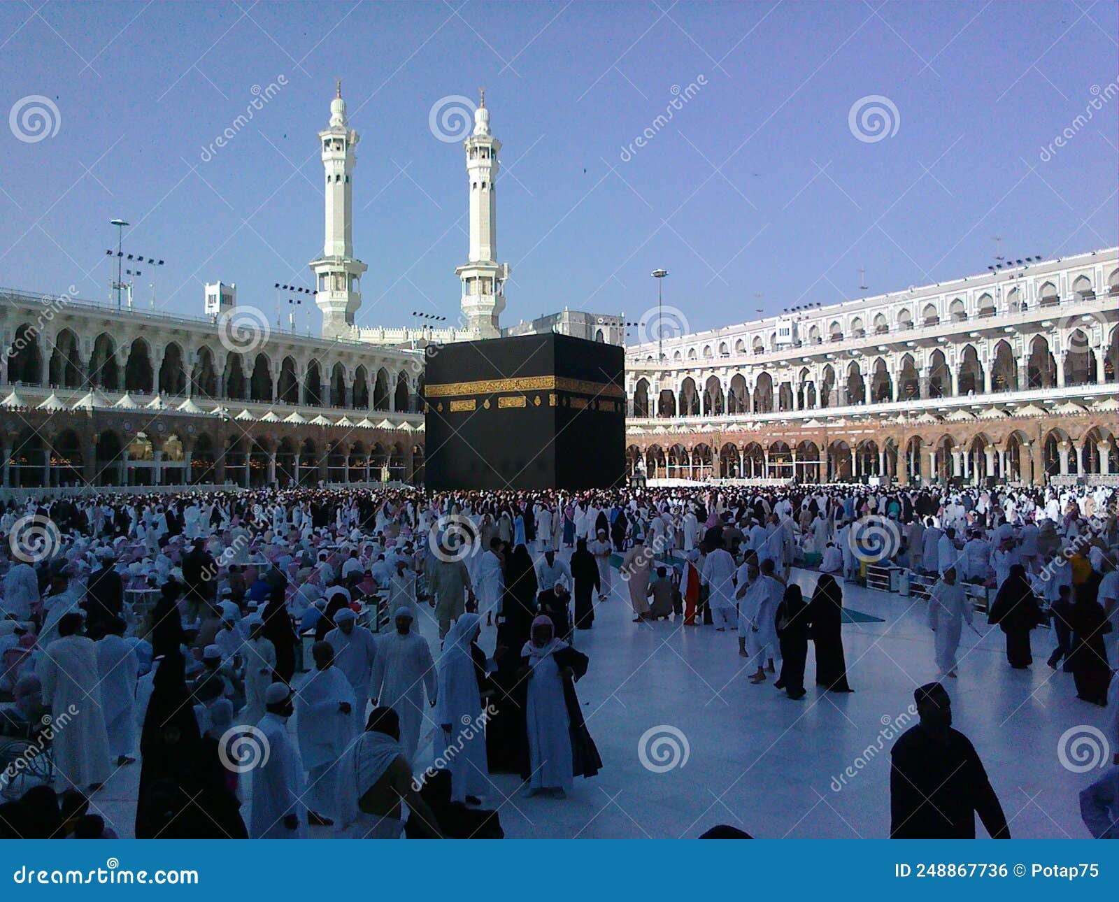 Muslims Making Pilgrimage Around the Kaabah Stock Photo - Image of ... Muslims Making Pilgrimage Around the Kaabah Stock Photo - Image of ...