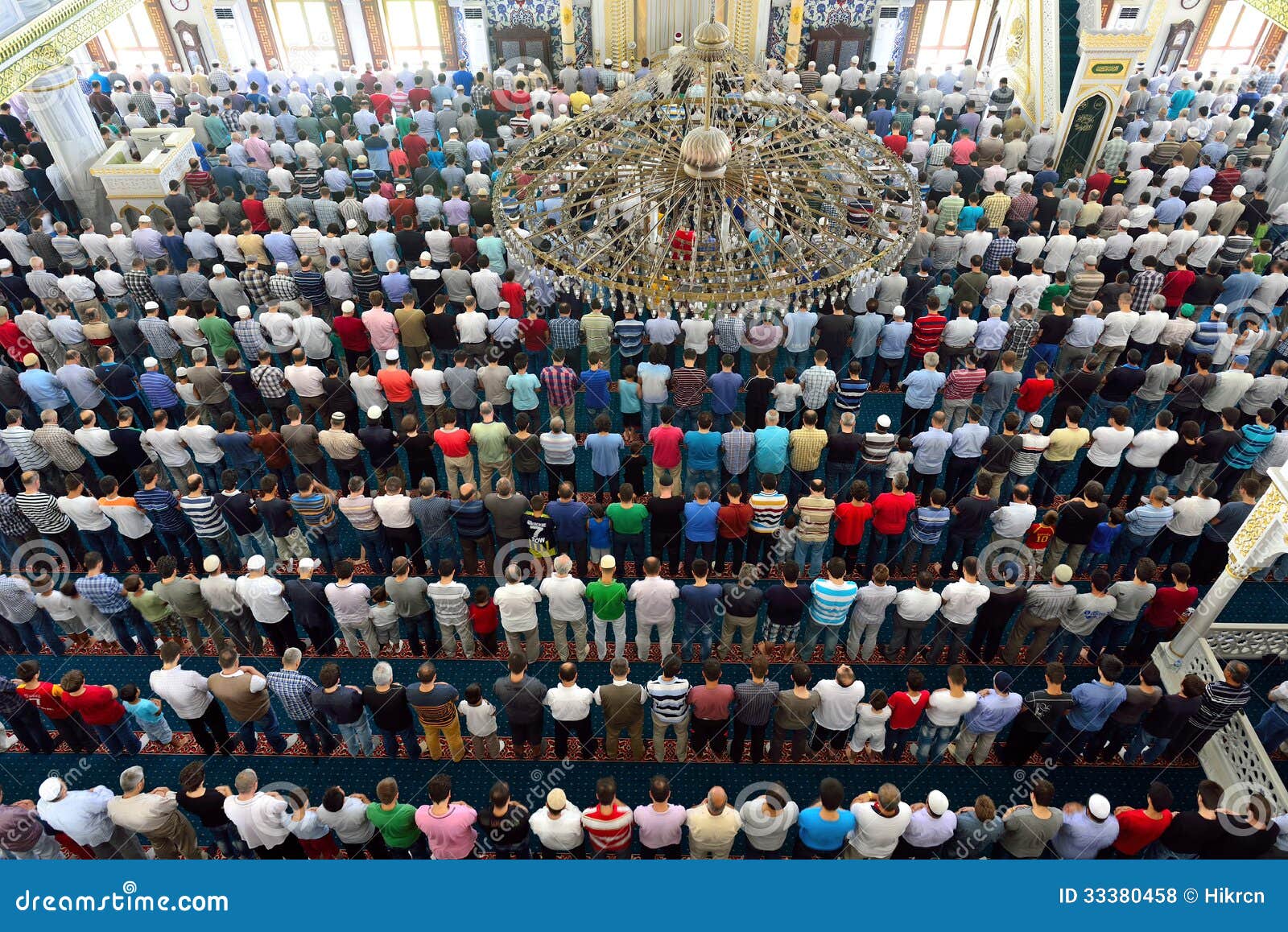 Muslims in the Mosque for Prayer Was Pure Editorial Stock Photo - Image ...