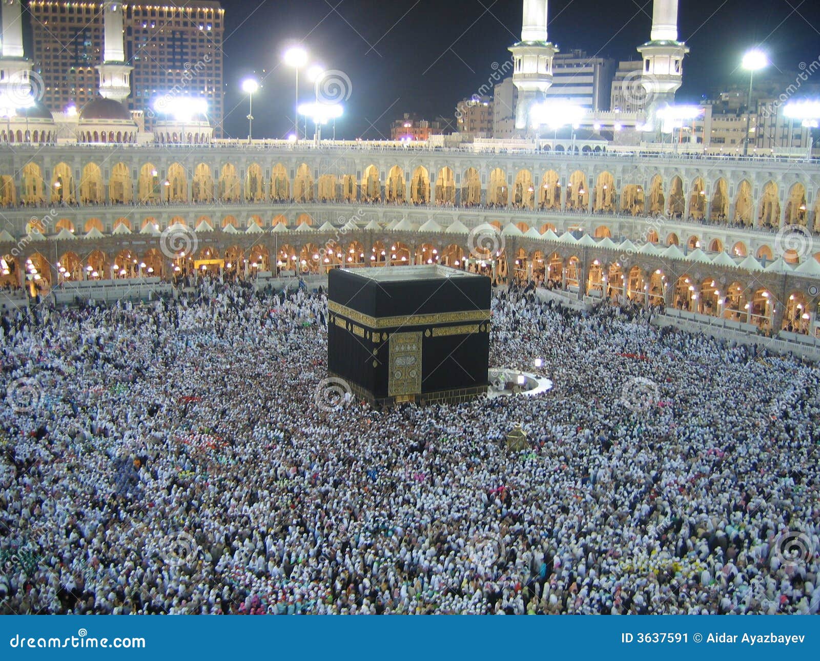 Muslims near the Kaaba stock image. Image of mecca, islam - 3637591