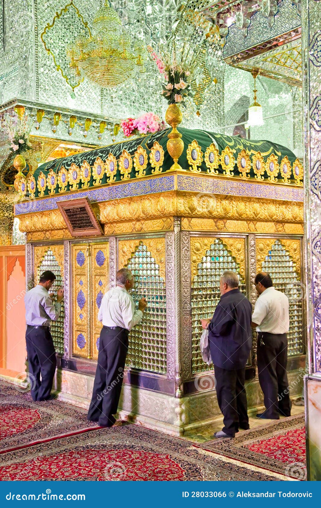 Muslims Tomb Inside Bohg-e Harun Vilayet Shrine Stock Image ...