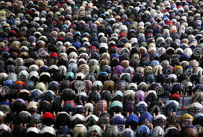 Muslims praying stock image. Image of belief, faithfulness - 3412923