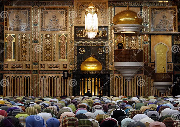 Muslims praying stock image. Image of ancient, floral - 5823333