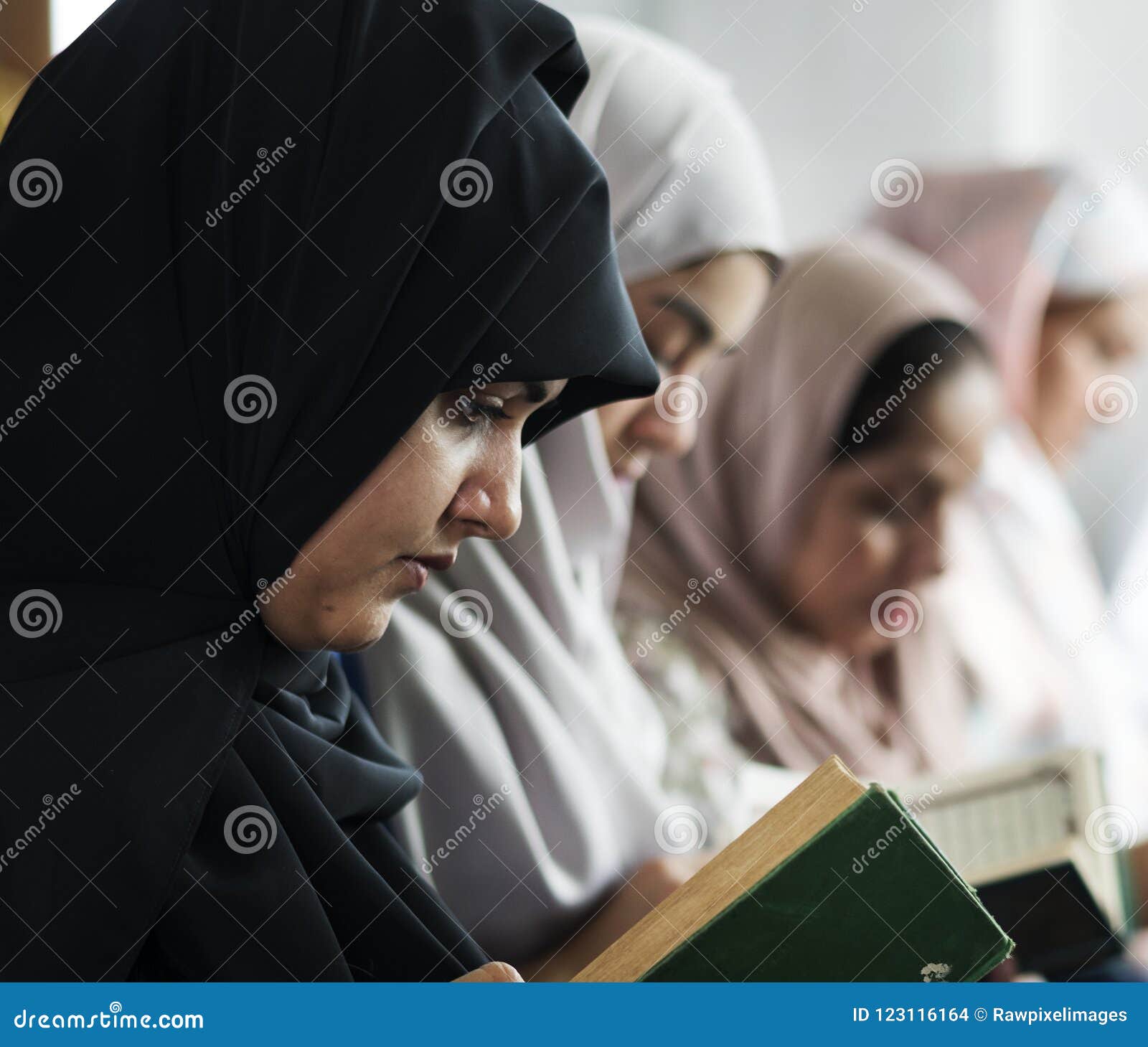 Muslims Reading from the Quran Stock Photo - Image of cultural ...