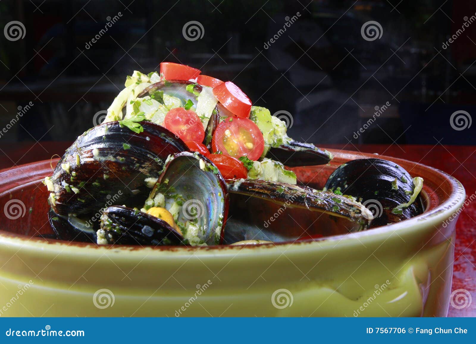 Mussel stew stock photo. Image of organic, appetizing - 7567706