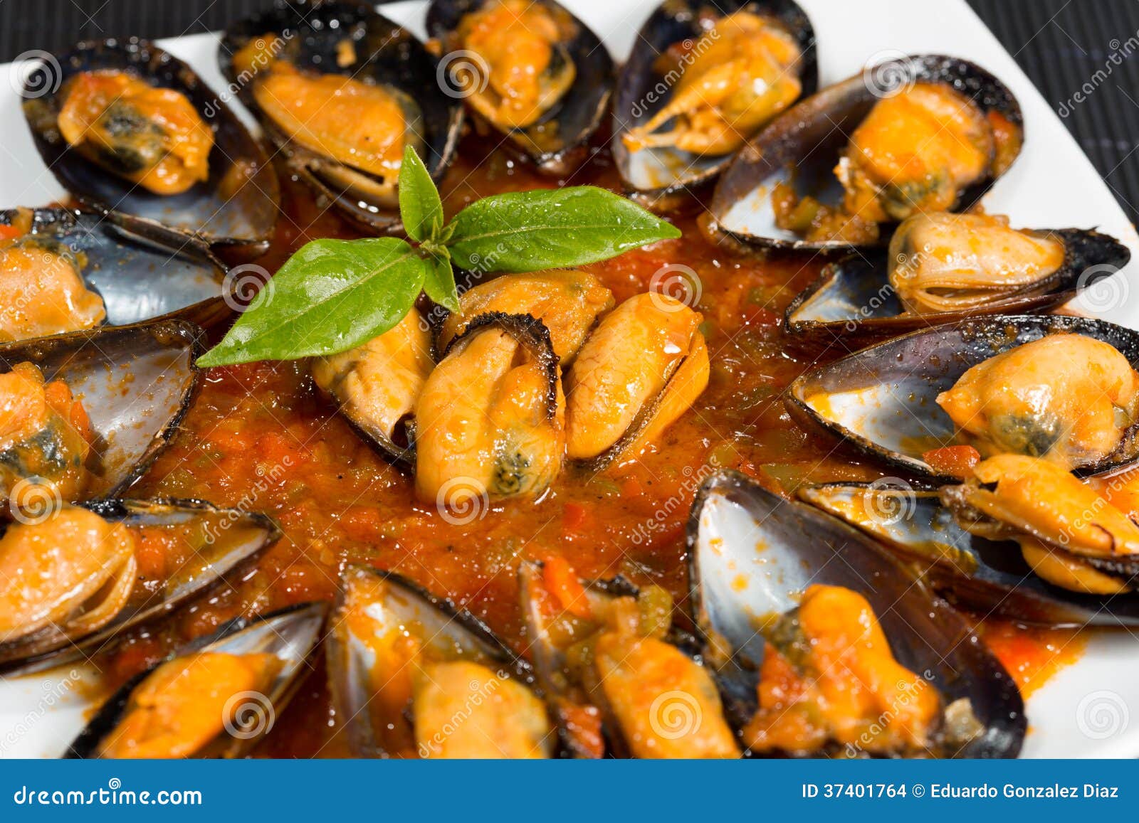 Mussels fry stock photo. Image of black, broth, fried - 37401764