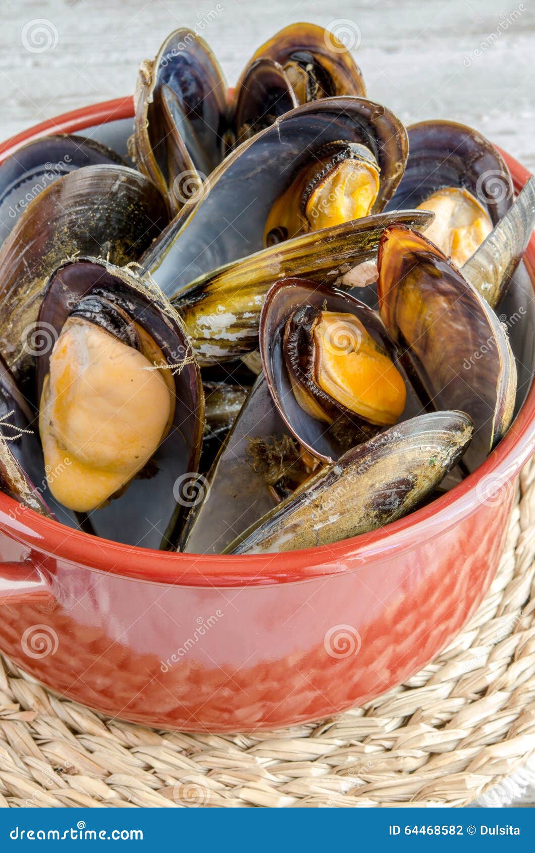 Mussels in the shell stock photo. Image of mussel, crustacean - 64468582