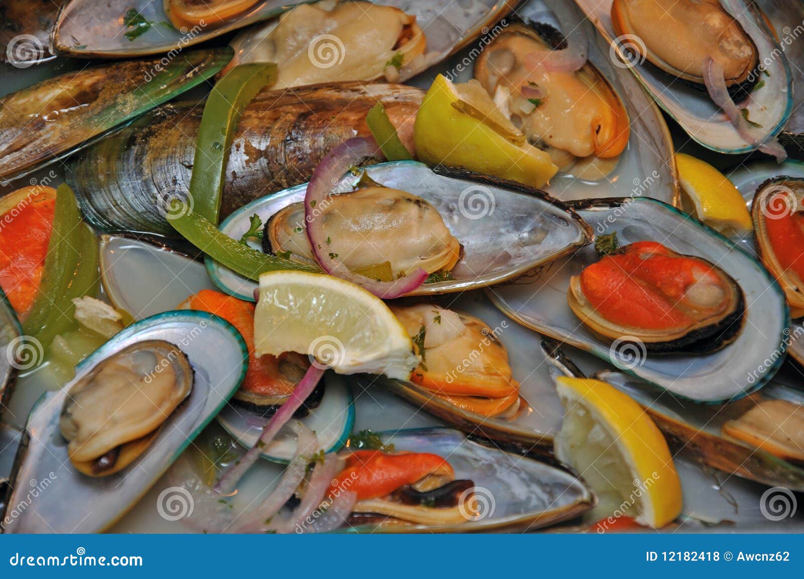 Mussels to eat stock photo. Image of shellfish, industry - 12182418