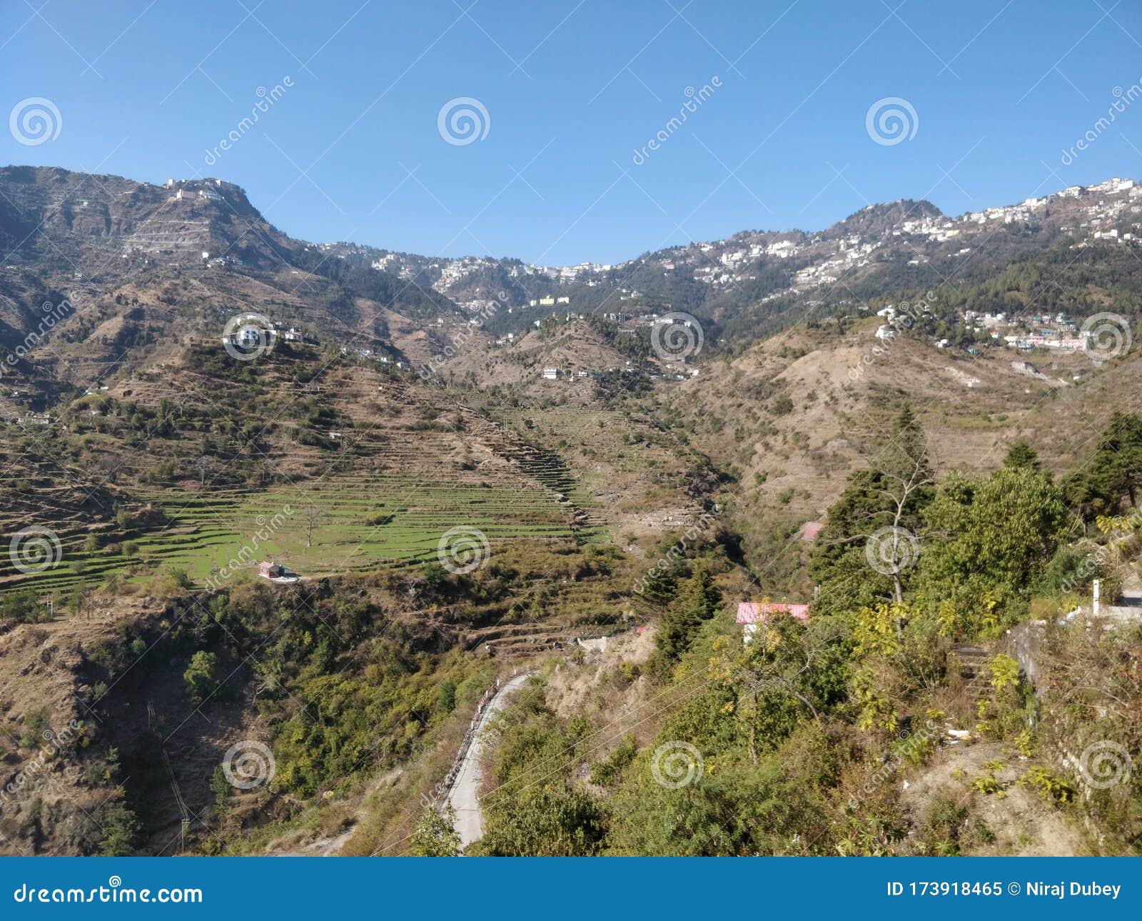 Mussoorie Hill Station Dehradun Stock Image - Image of mussoorie, hill ...