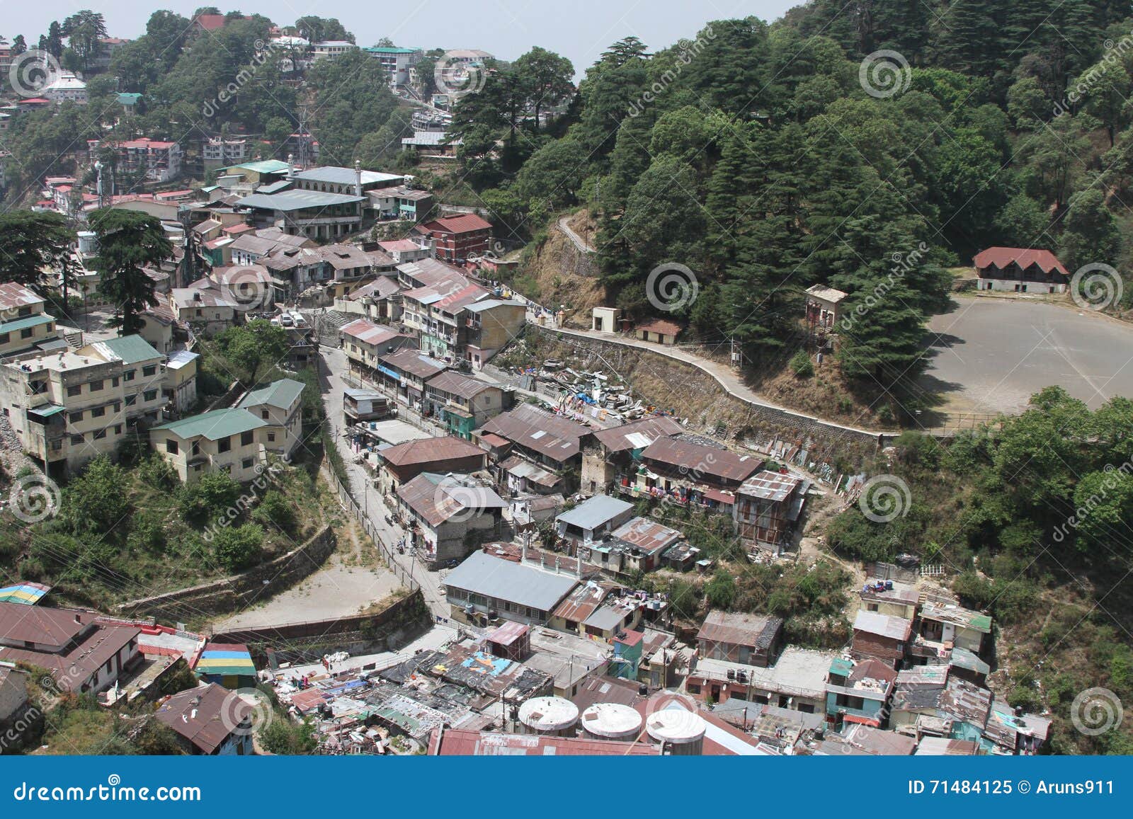 Mussoorie, India stock image. Image of hill, woods, nature - 71484125