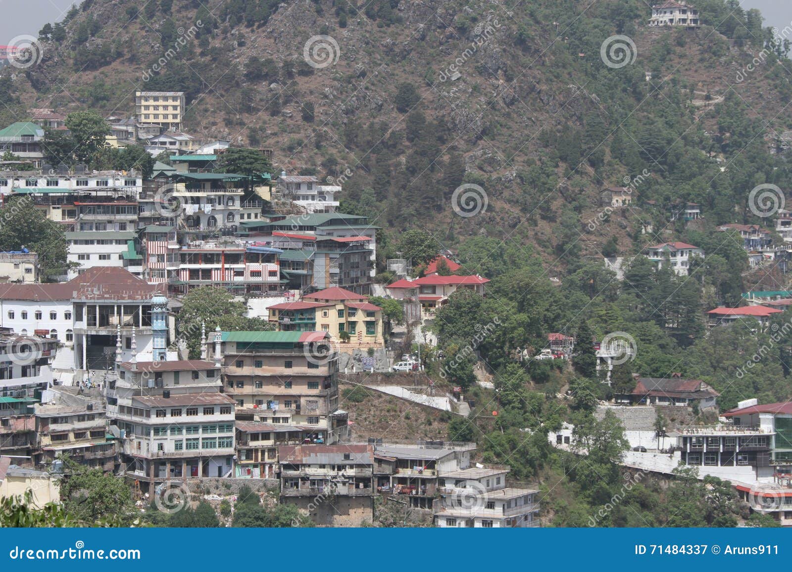 Mussoorie, India stock image. Image of forest, station - 71484337