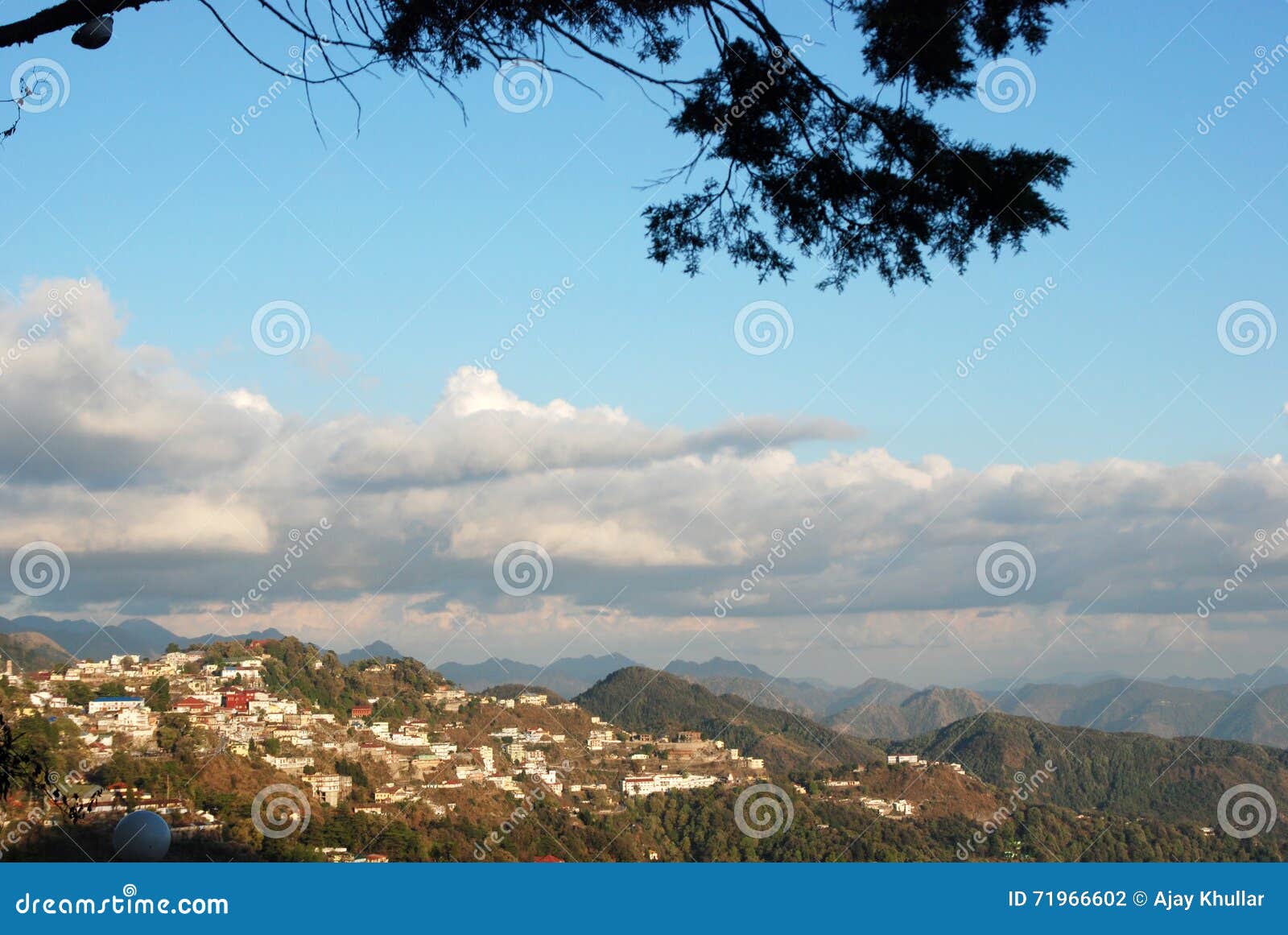 Mussoorie Uttarakhand India Stock Photo - Image of houses, mountains ...