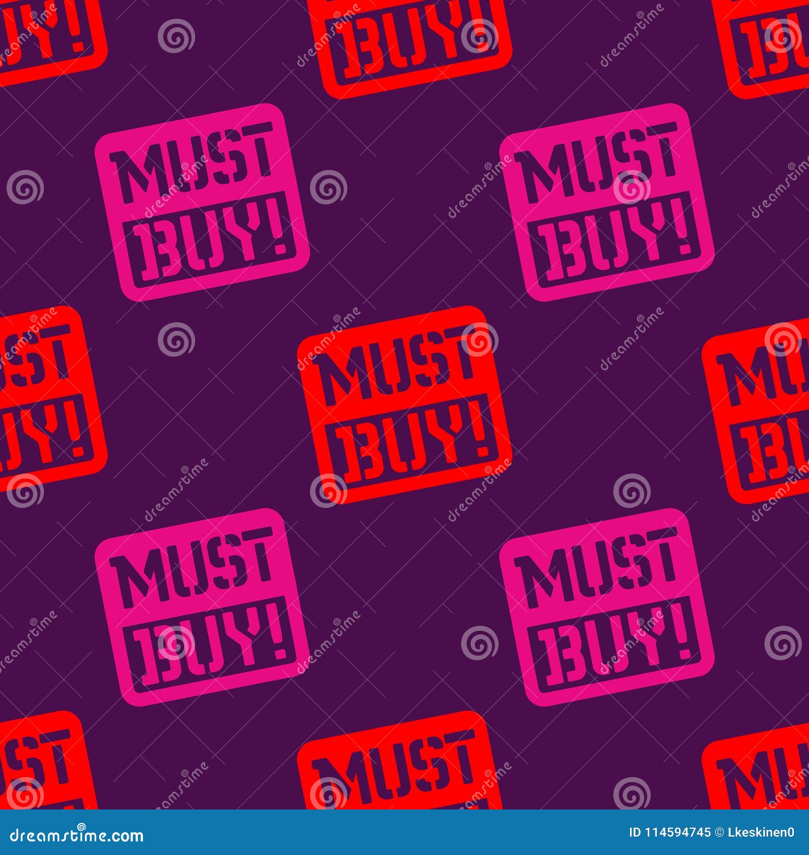 Must buy seamless pattern stock vector. Illustration of button - 114594745