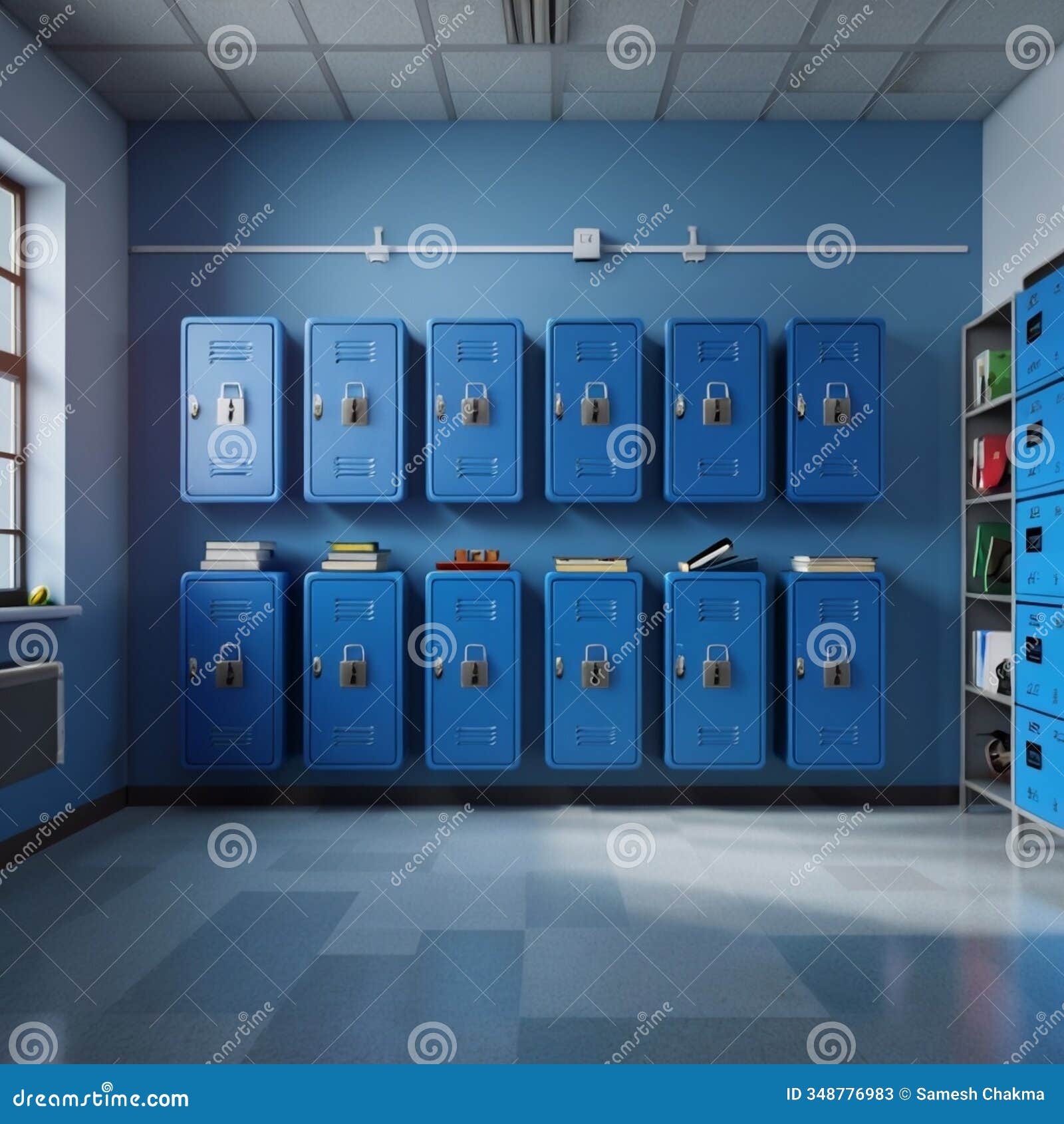 10 Must-Have Accessories for Your School Locker Stock Illustration ...